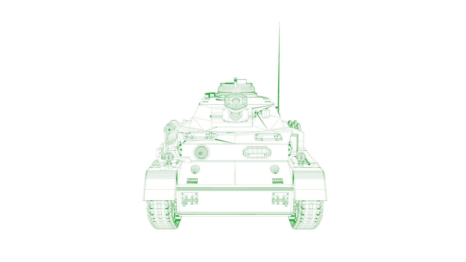 panzerkampfwagen IV Tank 3D Model 3D model | CGTrader