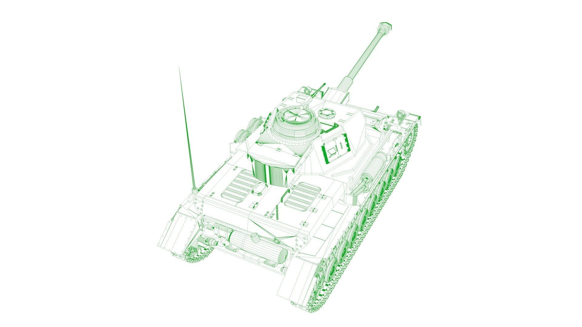 panzerkampfwagen IV Tank 3D Model 3D model | CGTrader