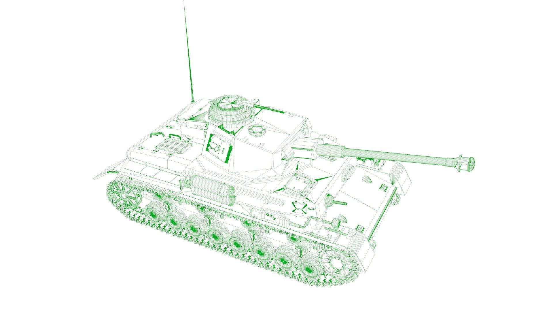 panzerkampfwagen IV Tank 3D Model 3D model | CGTrader