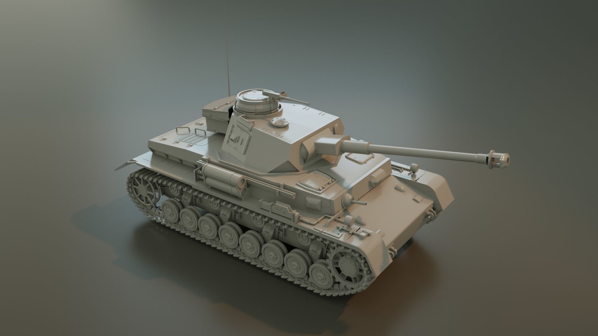 panzerkampfwagen IV Tank 3D Model 3D model | CGTrader
