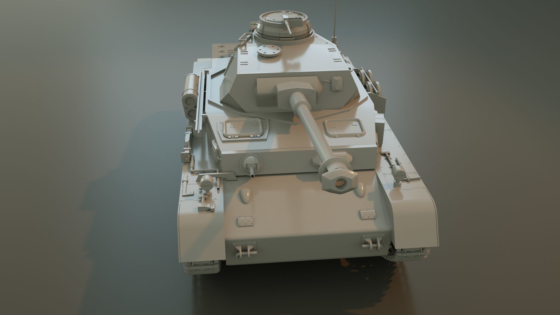 panzerkampfwagen IV Tank 3D Model 3D model | CGTrader