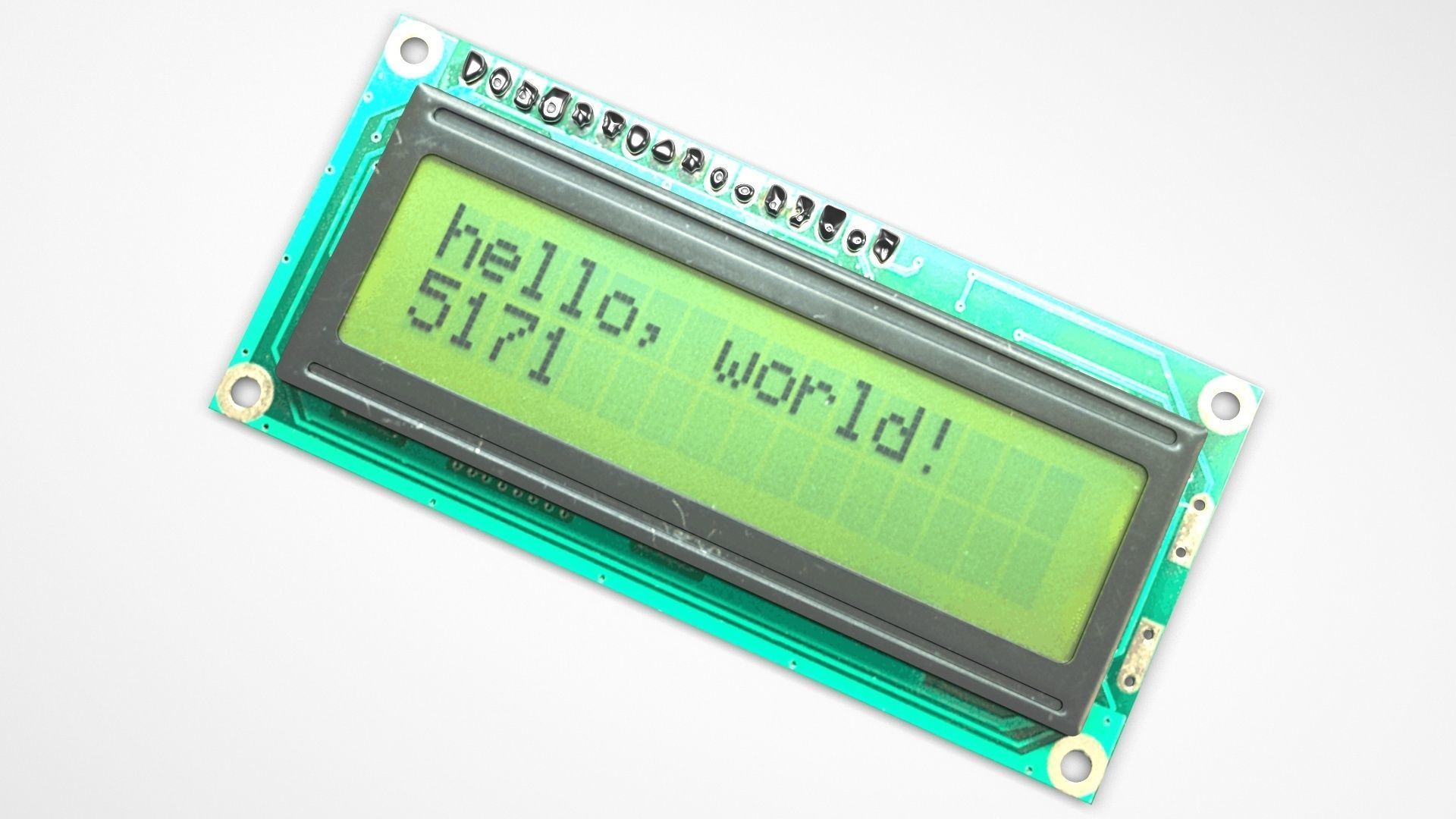 Liquid Crystal Display Screen Component 3D model | CGTrader