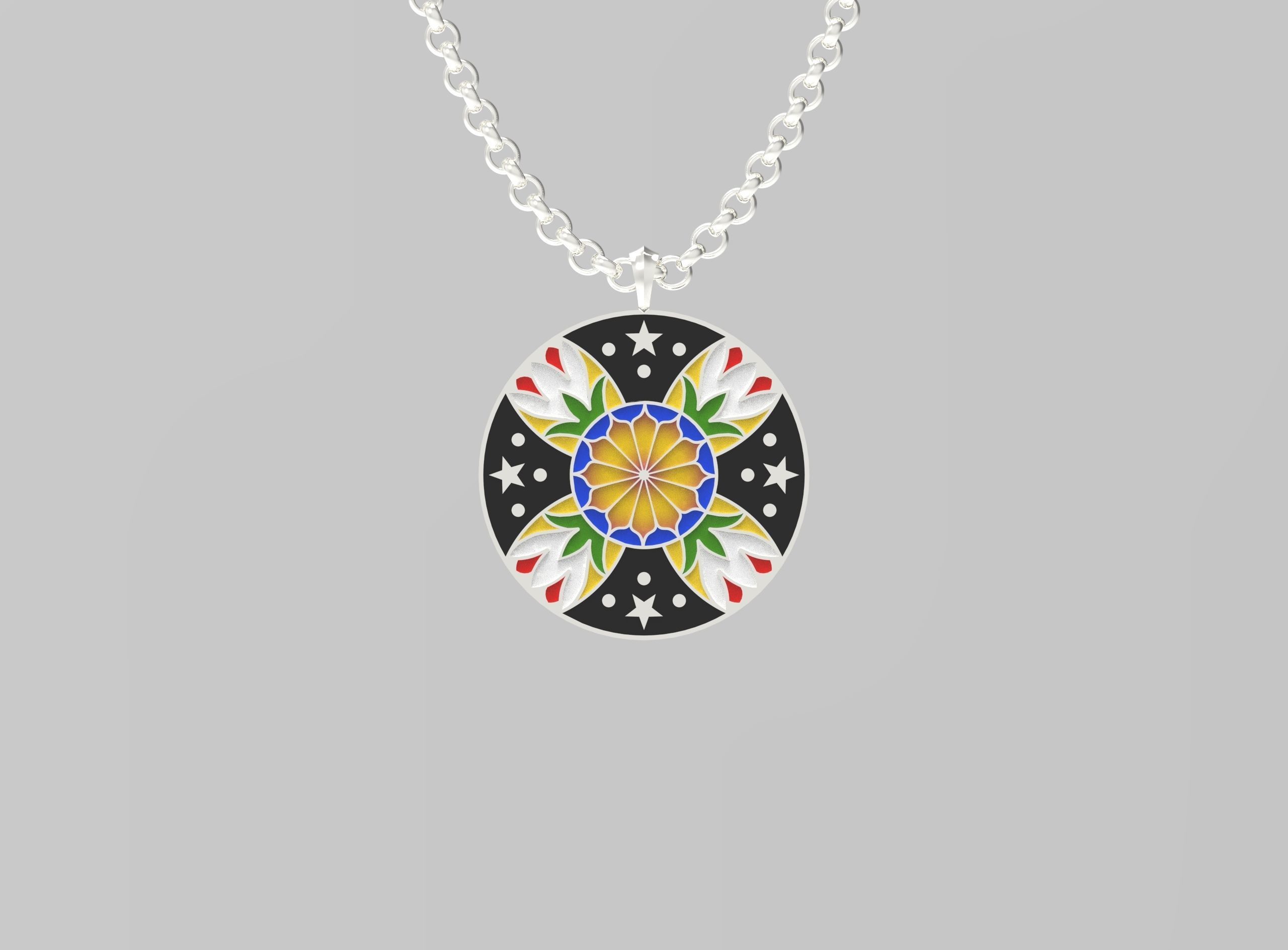 Tolkien pendant Luthien v2 3D model and icon for printing 3D model 3D ...