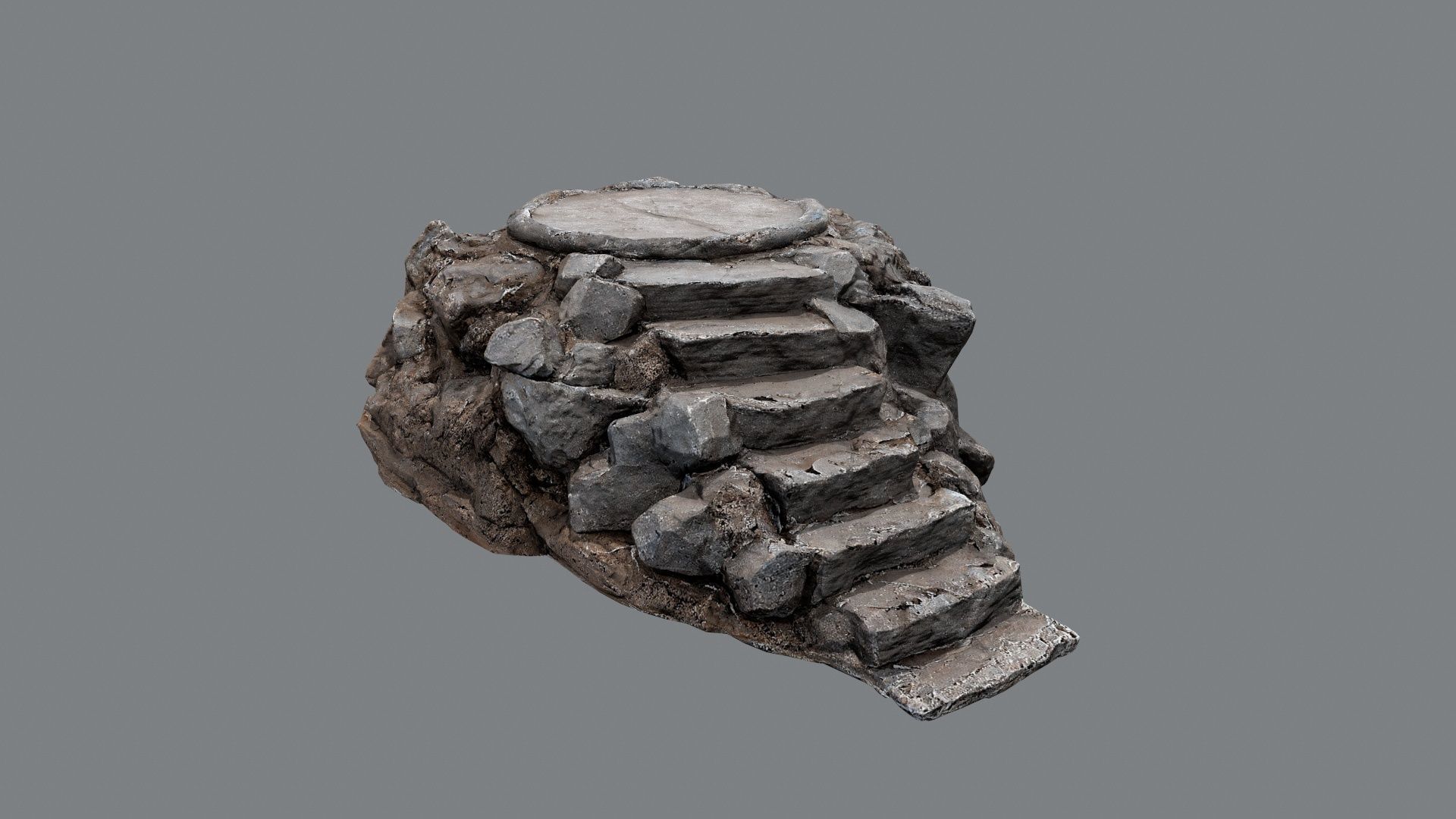 3D model stairs temple VR / AR / low-poly | CGTrader