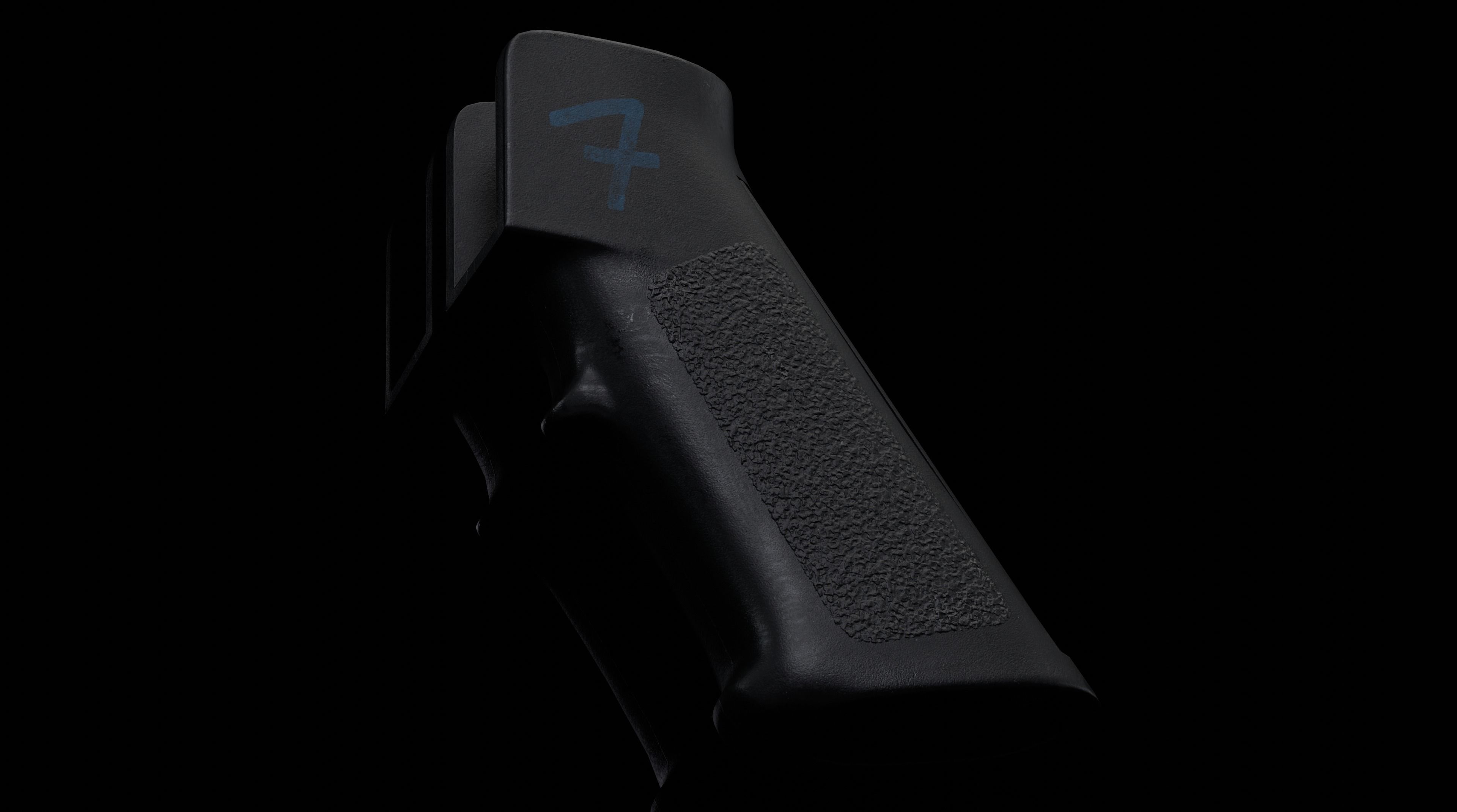 3D model AR-15 A2 Grip VR / AR / low-poly | CGTrader