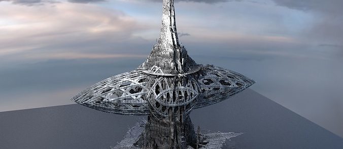 Eldritch tower 3D model | CGTrader