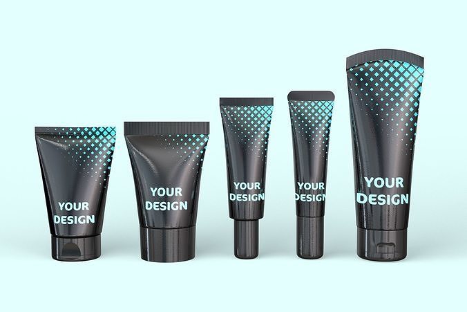 Cosmetic Tubes 3D model | CGTrader