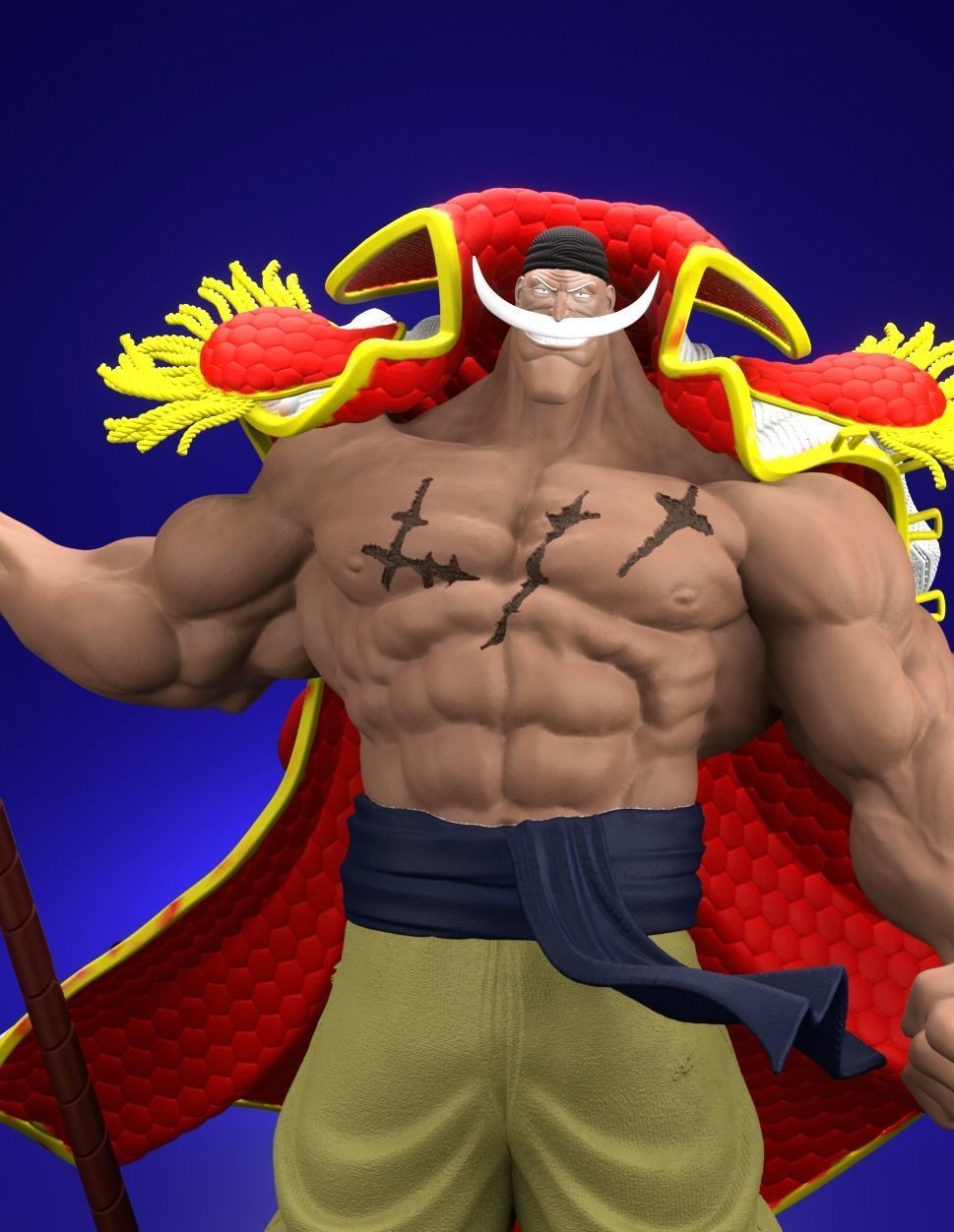 Shirohige - Onepiece 3D print model 3D model 3D printable | CGTrader