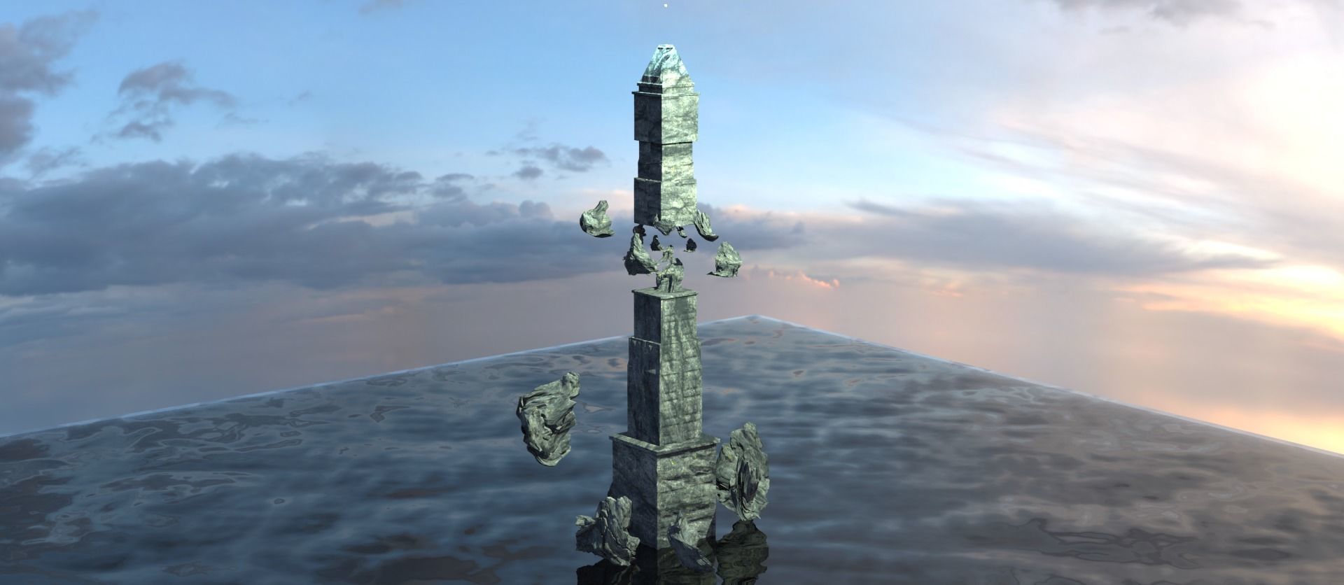 3D model Eldritch Gods obelisk 1 VR / AR / low-poly | CGTrader