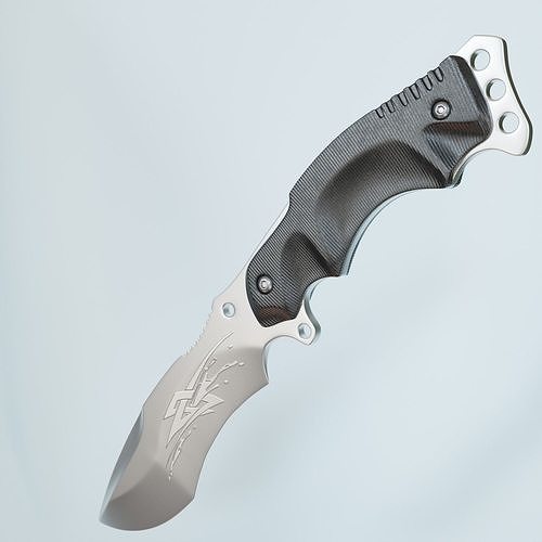 3D model Knife VR / AR / low-poly | CGTrader