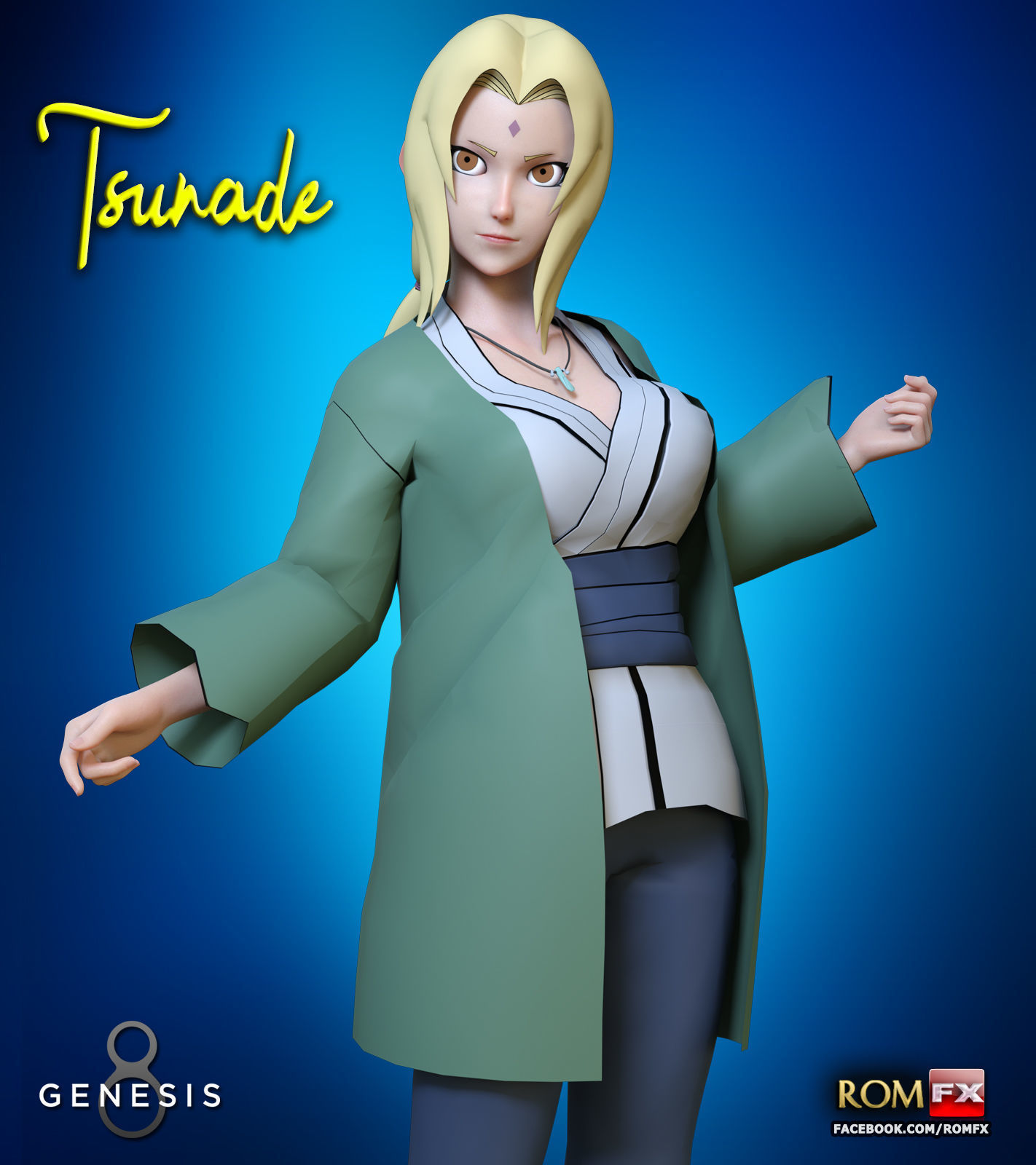 RFX Tsunade For G8F And G81F 3D model | CGTrader