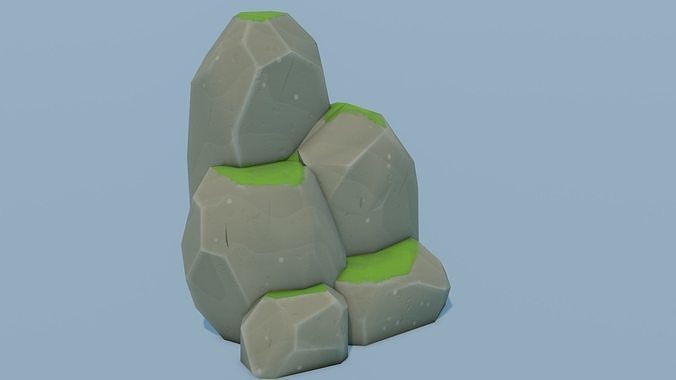 3D model Stylized Stone VR / AR / low-poly | CGTrader