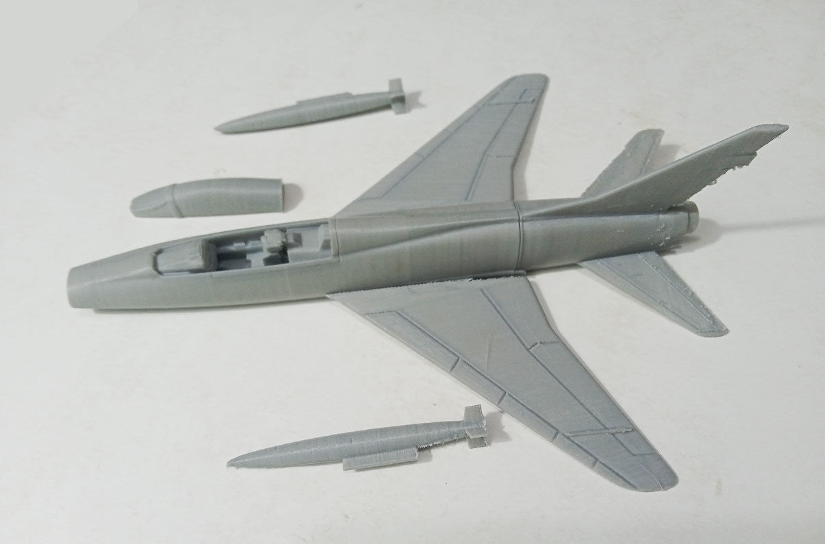 F-100 SUPER SABRE SCALE 1-72 Printable Files 3D model 3D printable ...