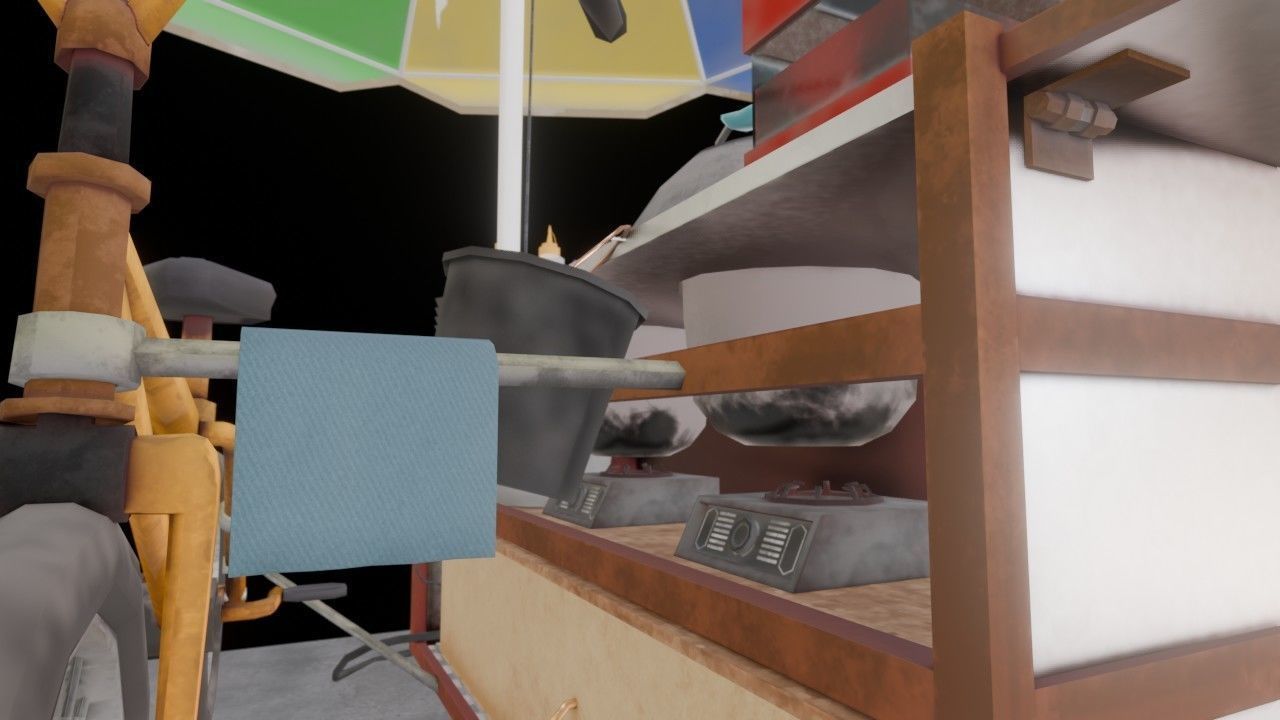 3D model Pares Cart VR / AR / low-poly | CGTrader