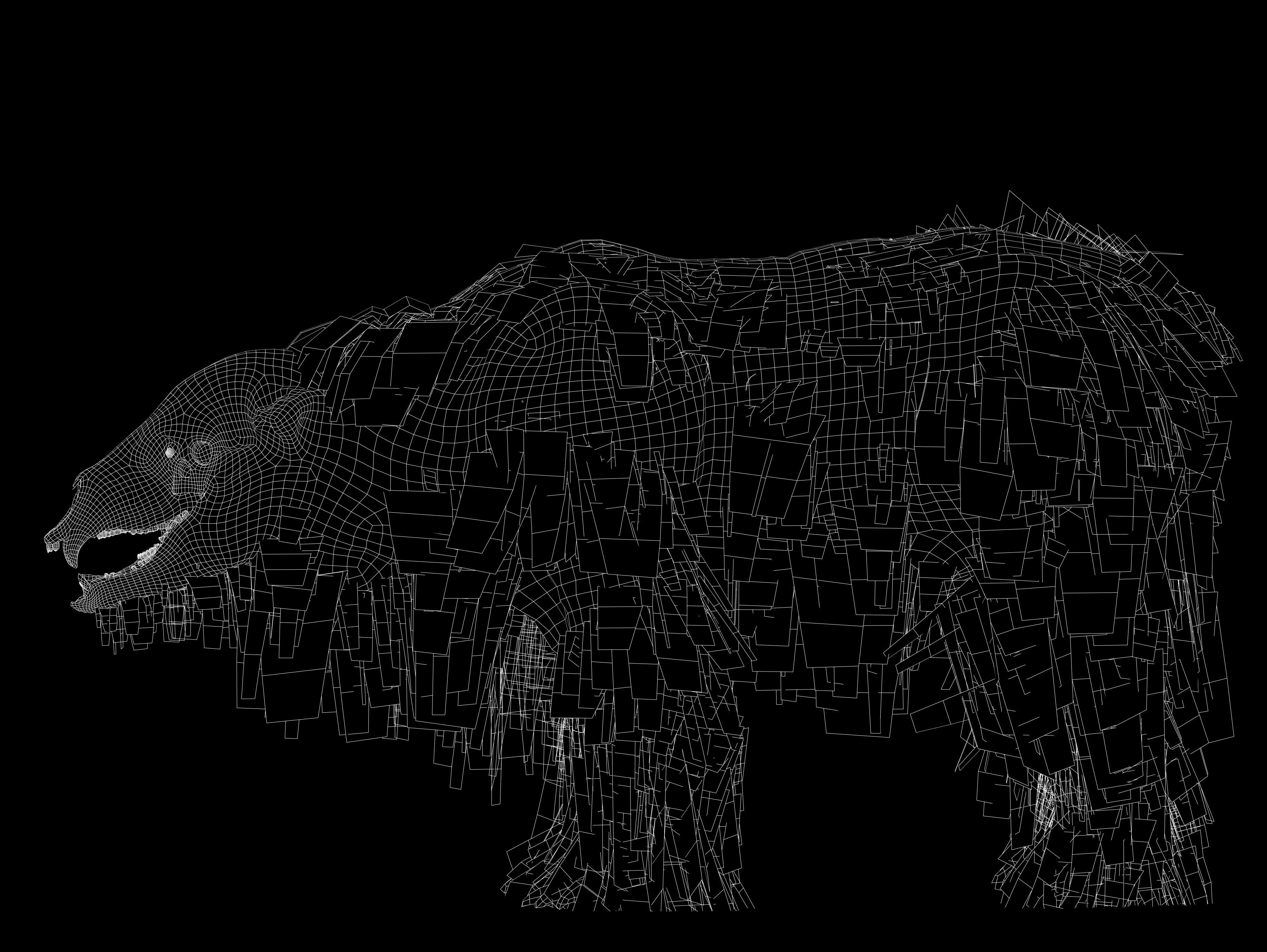 3D model Mutated Bear Annihilation VR / AR / low-poly | CGTrader