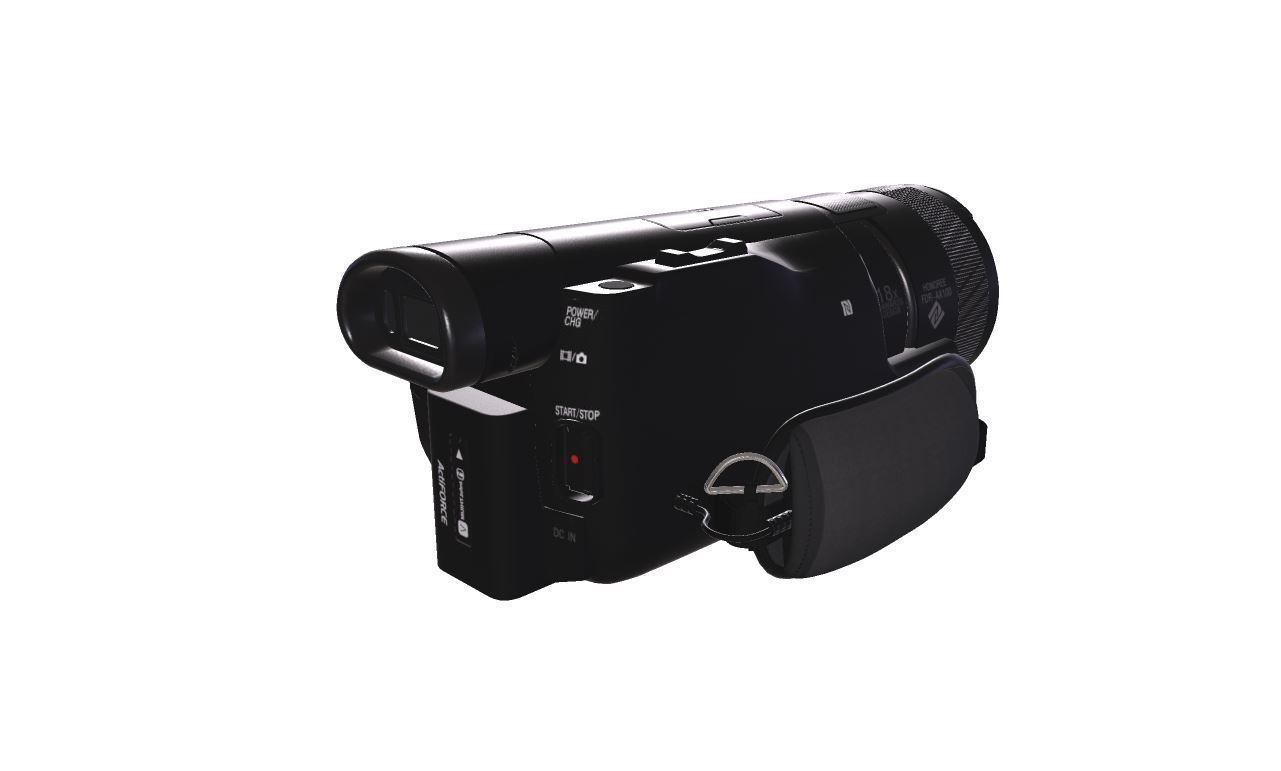 Sony FDR-AX100 Camcorder free VR / AR / low-poly 3D model | CGTrader