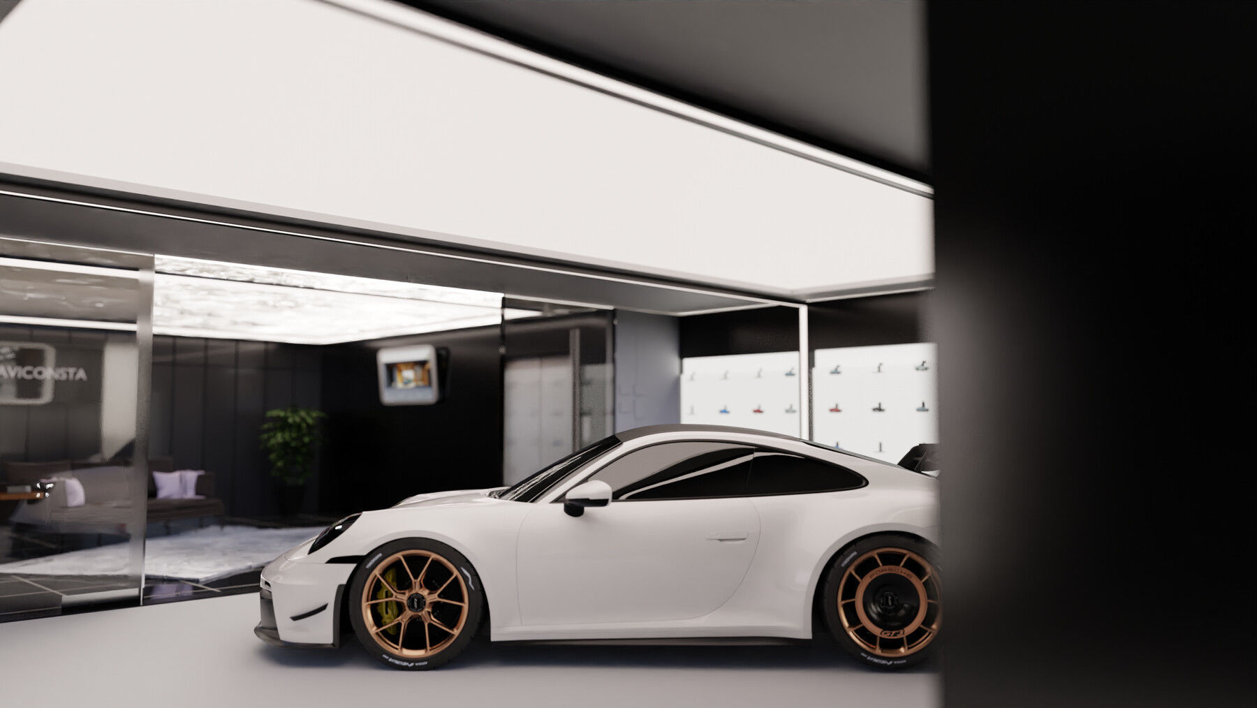 3D Custom Model-Car Garage-FBX-OBJ-MTL AND BLEND FILES 3D model | CGTrader