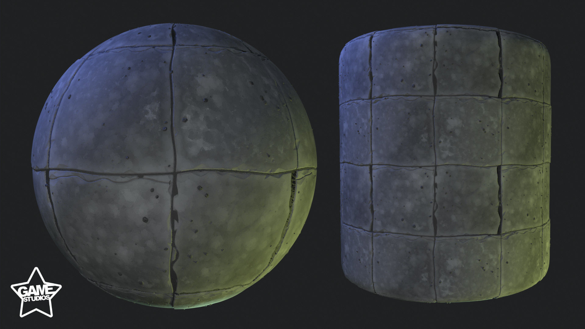 Stylized Floor Tiles Material 07 Texture | CGTrader