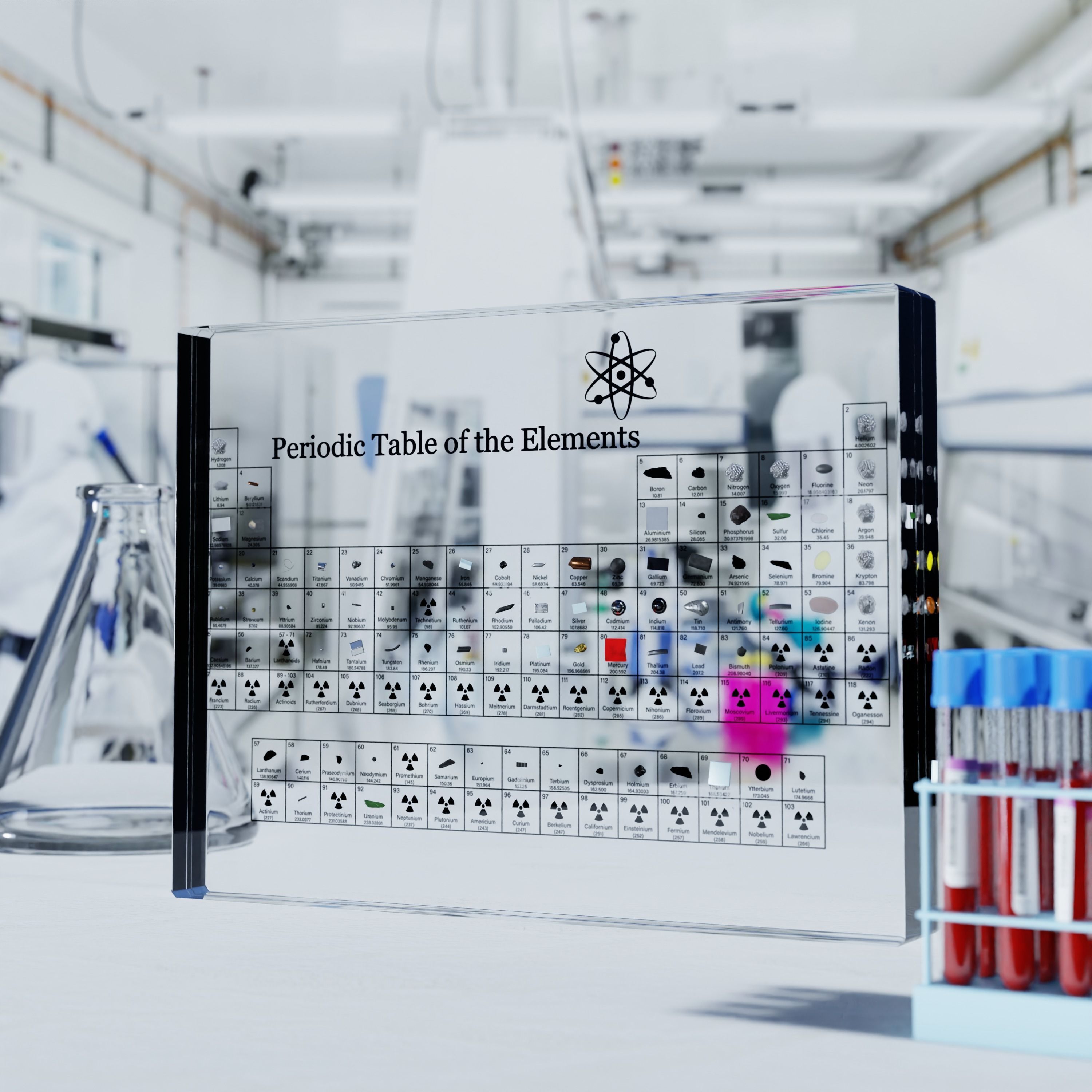 Periodic Table of the Elements 3D model | CGTrader
