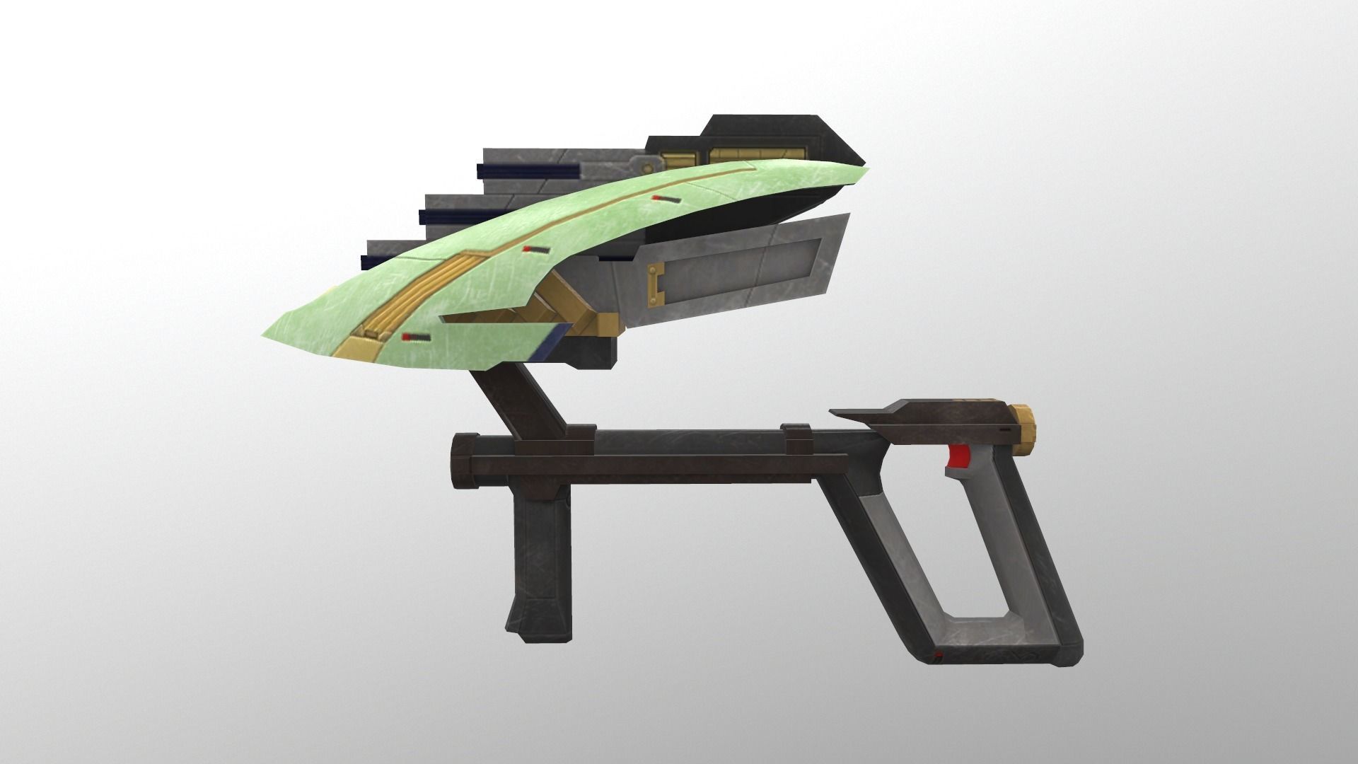 3D model Funnel Gun Level 4 VR / AR / low-poly | CGTrader