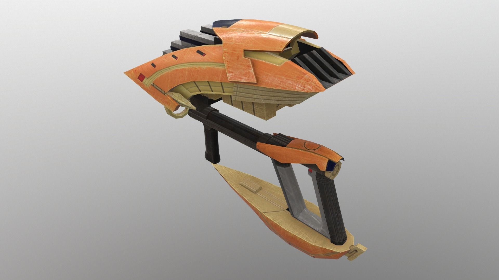 3D model Funnel Gun Level 5 VR / AR / low-poly | CGTrader