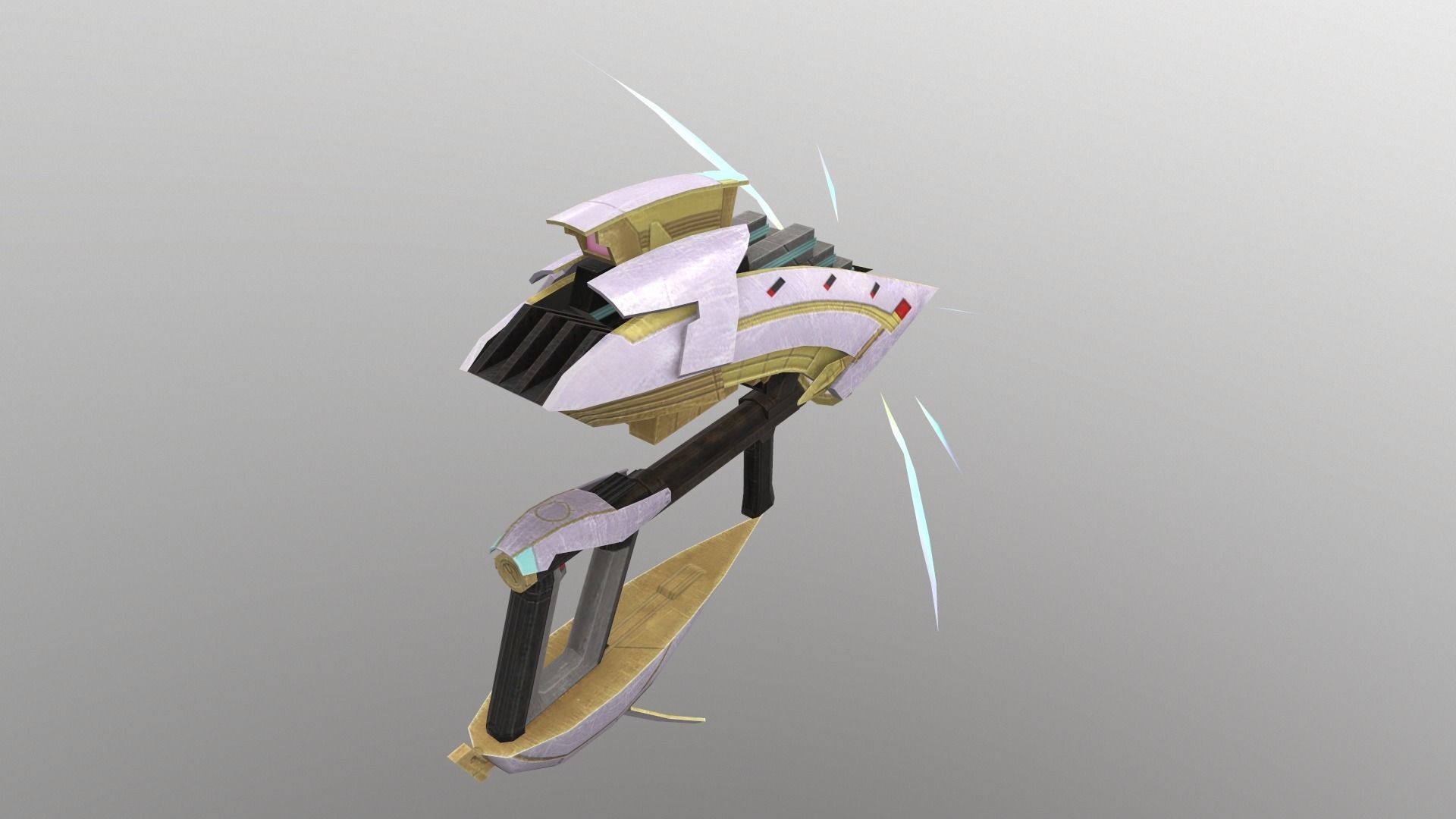 3D model Funnel Gun Level 6 VR / AR / low-poly | CGTrader