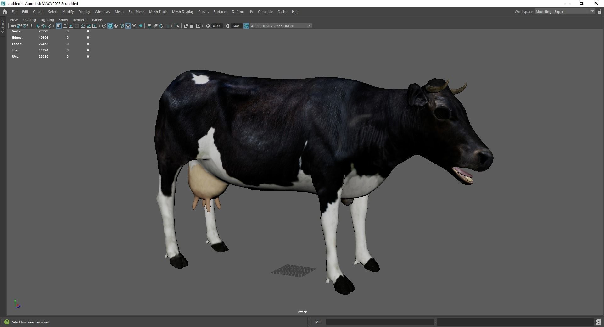 3D model Black and White Iconic Cow VR / AR / low-poly | CGTrader