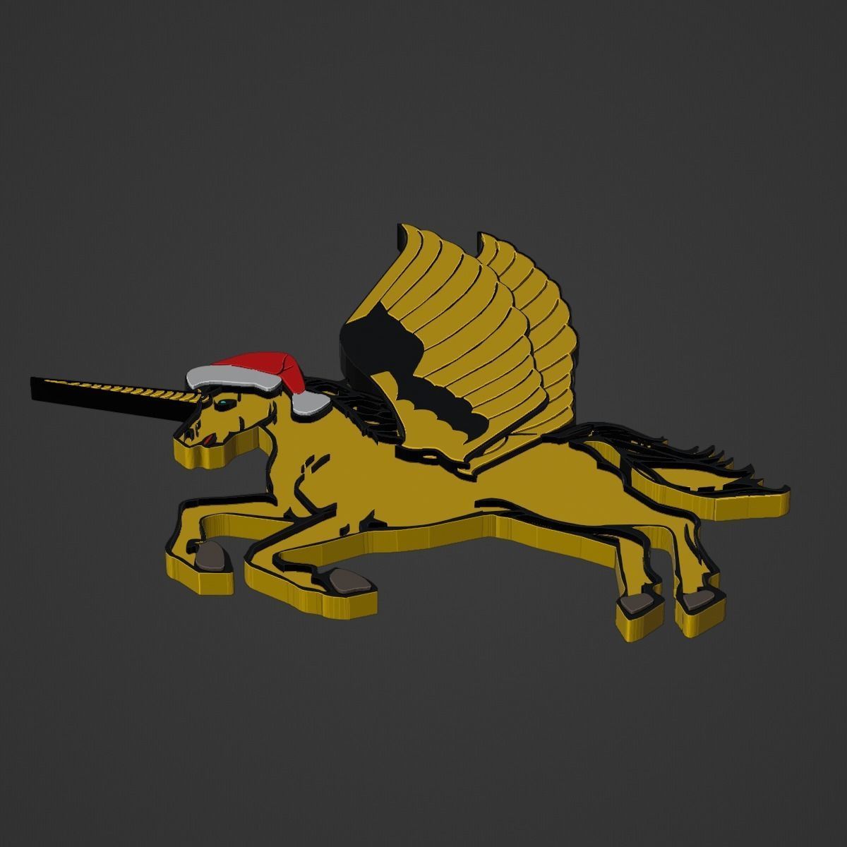 Pegasus Animal 3D model 3D printable | CGTrader