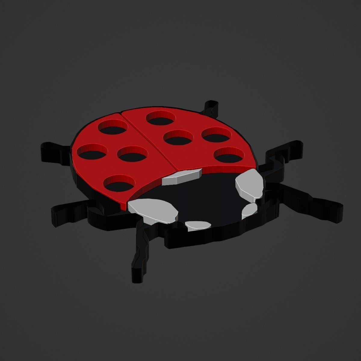 Ladybird Animal 3D model 3D printable | CGTrader