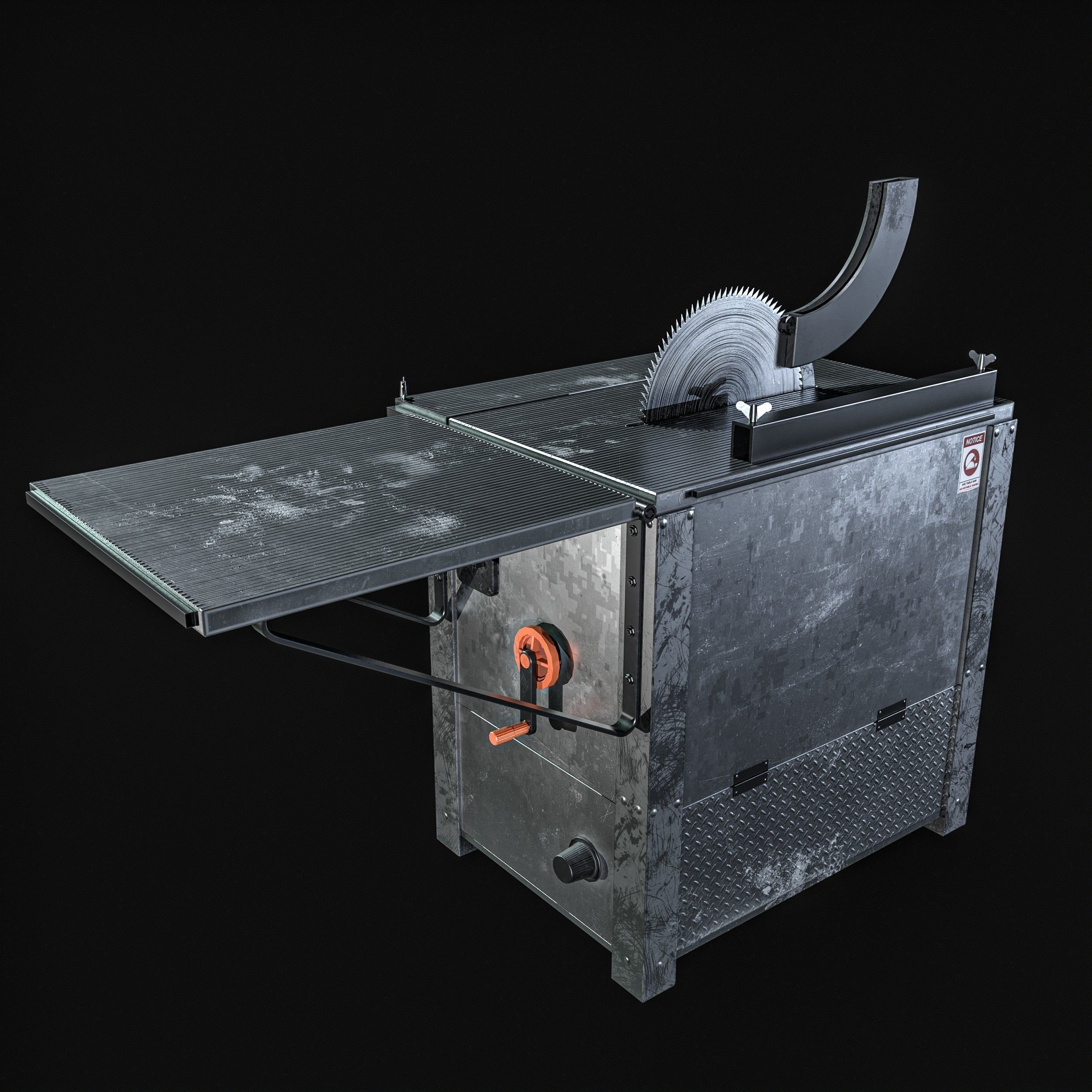 3D model Table Saw Machine VR / AR / low-poly | CGTrader