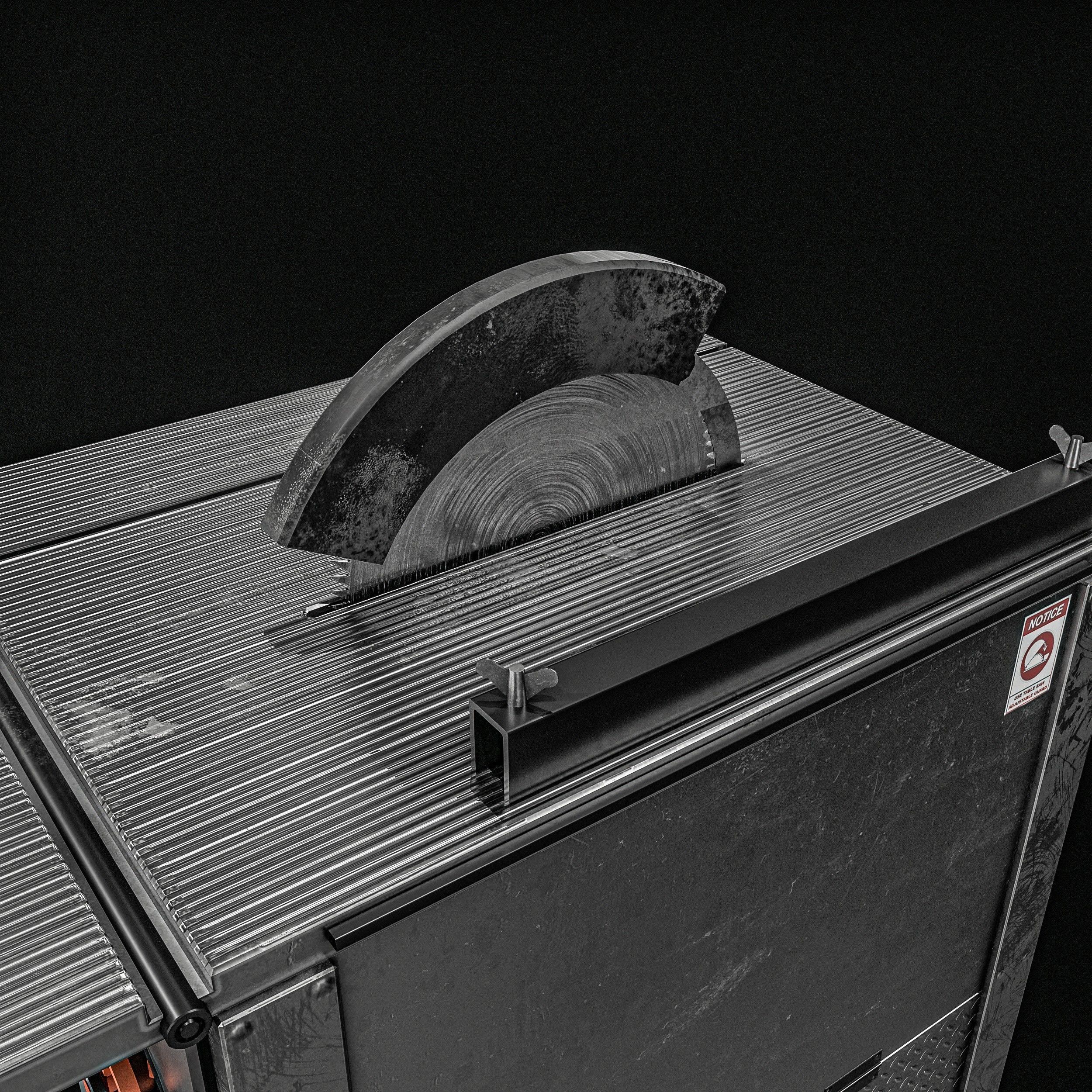 3D model Table Saw Machine VR / AR / low-poly | CGTrader