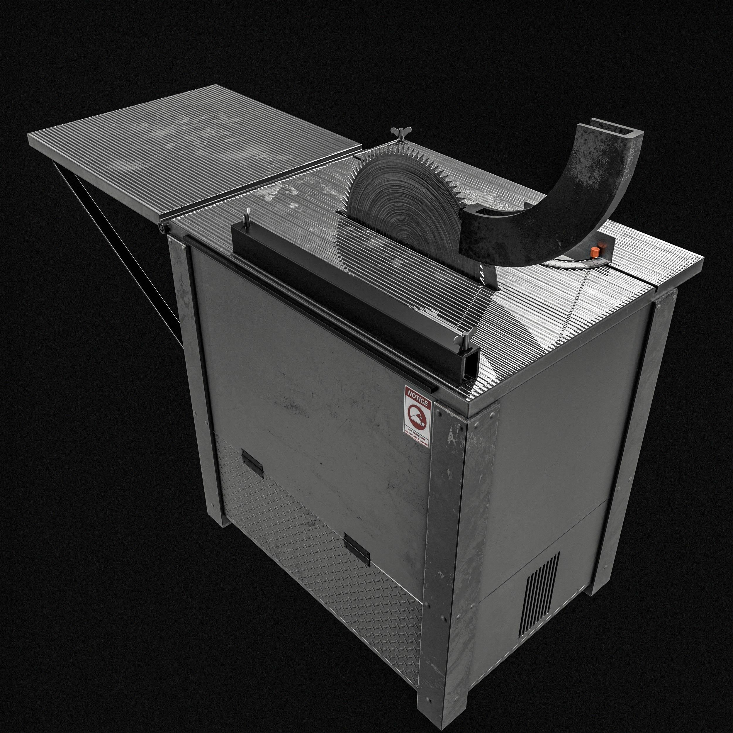 3D model Table Saw Machine VR / AR / low-poly | CGTrader