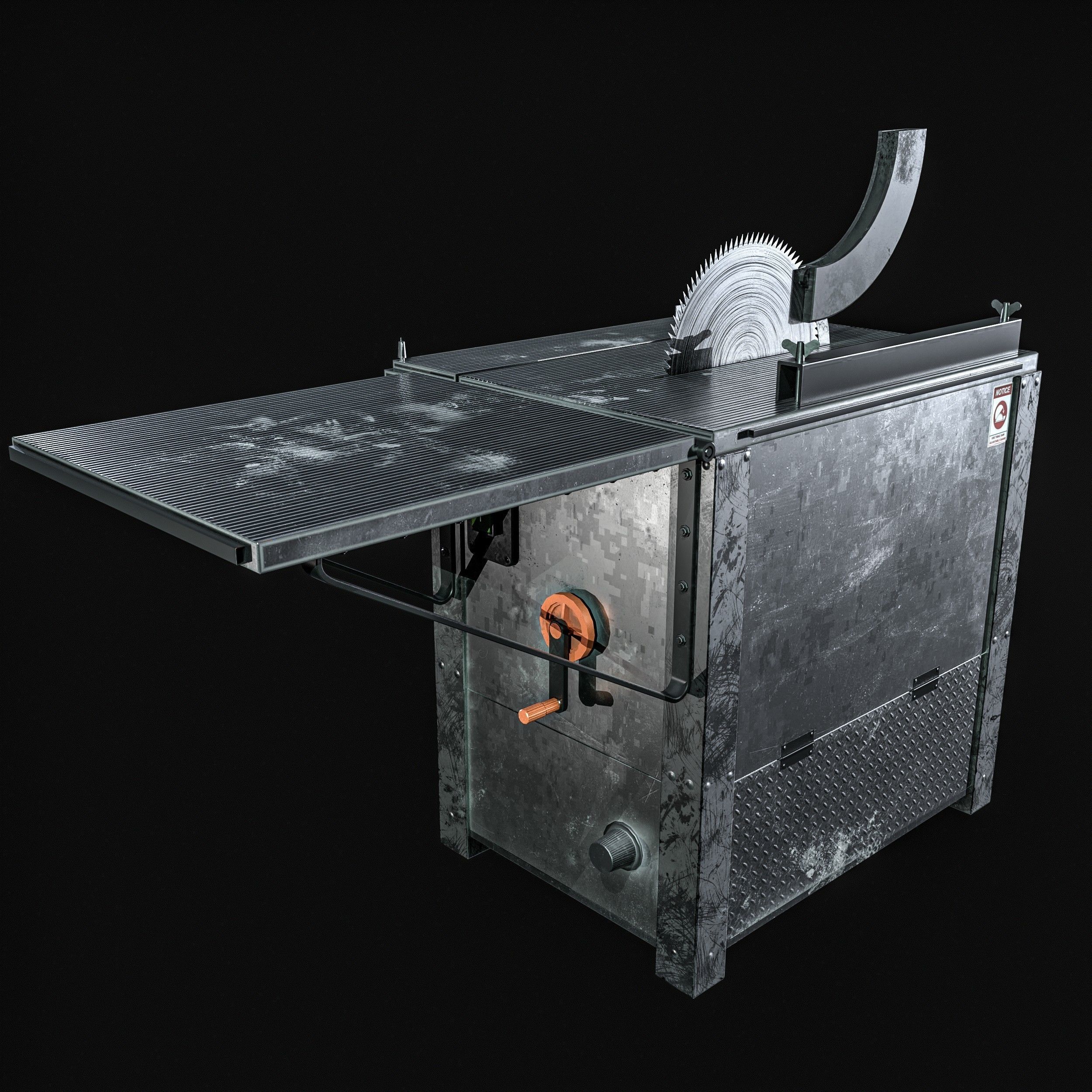 3D model Table Saw Machine VR / AR / low-poly | CGTrader