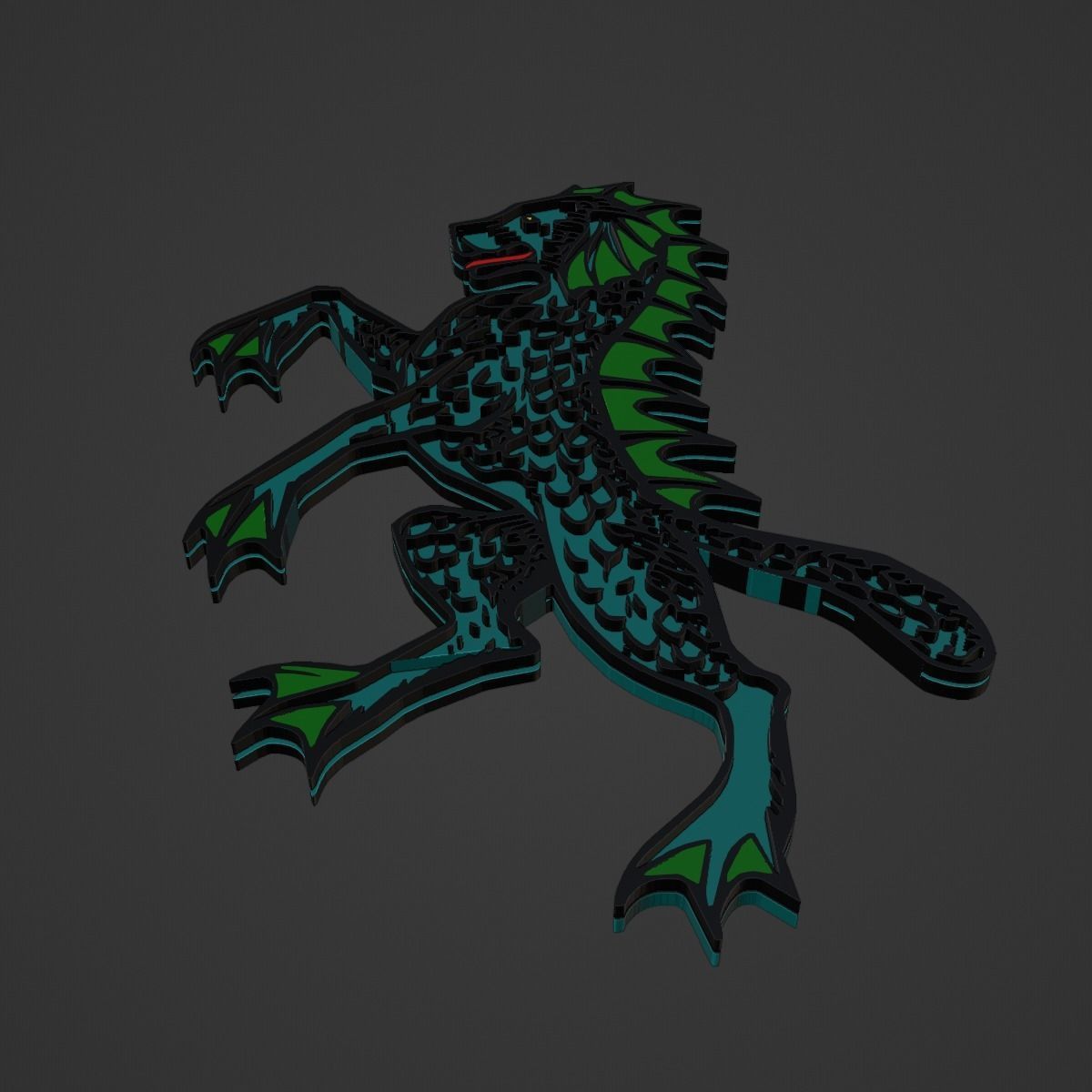 Reptile Animal 3D model 3D printable | CGTrader