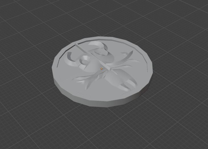 Hollow knight coin 3D model 3D printable | CGTrader