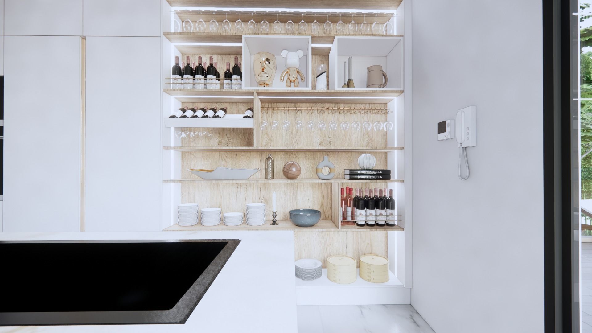 Realistic kitchen SketchUp and Enscape 3D model animated | CGTrader