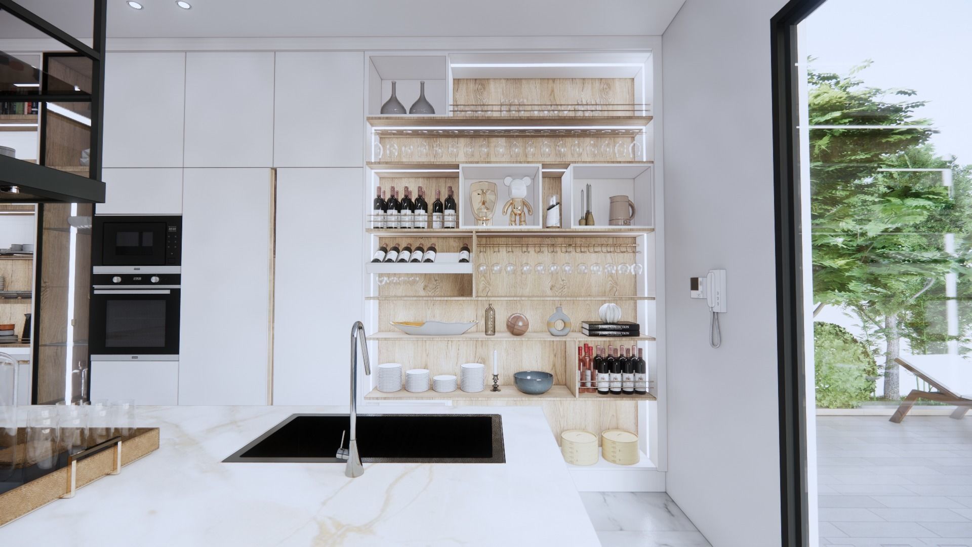 Realistic kitchen SketchUp and Enscape 3D model animated | CGTrader