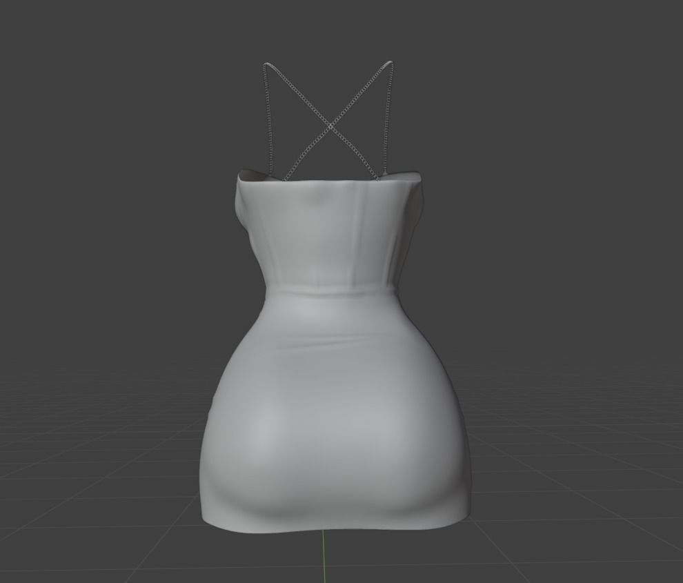 3D model Mesh Outfit 015 Second Life VR / AR / low-poly | CGTrader