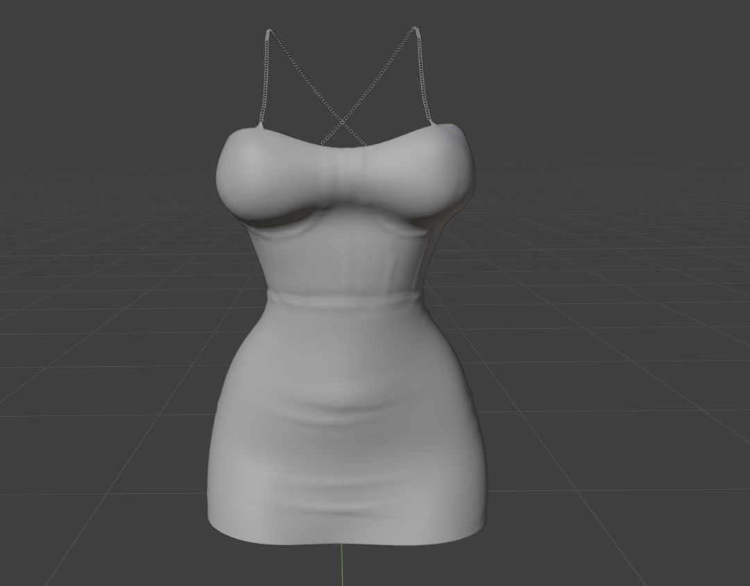 3D model Mesh Outfit 015 Second Life VR / AR / low-poly | CGTrader