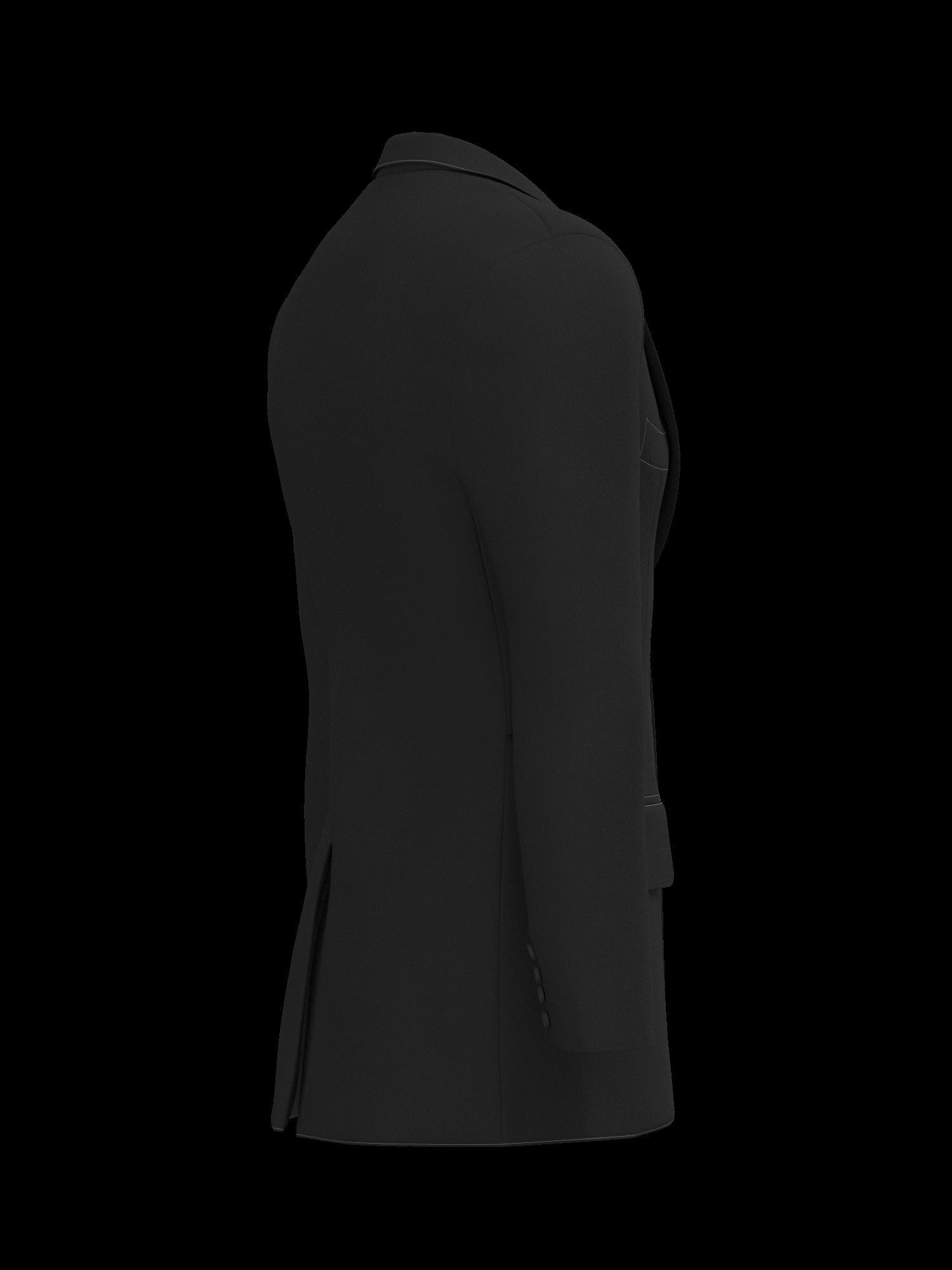 Male blazer jacket free 3D model animated rigged | CGTrader