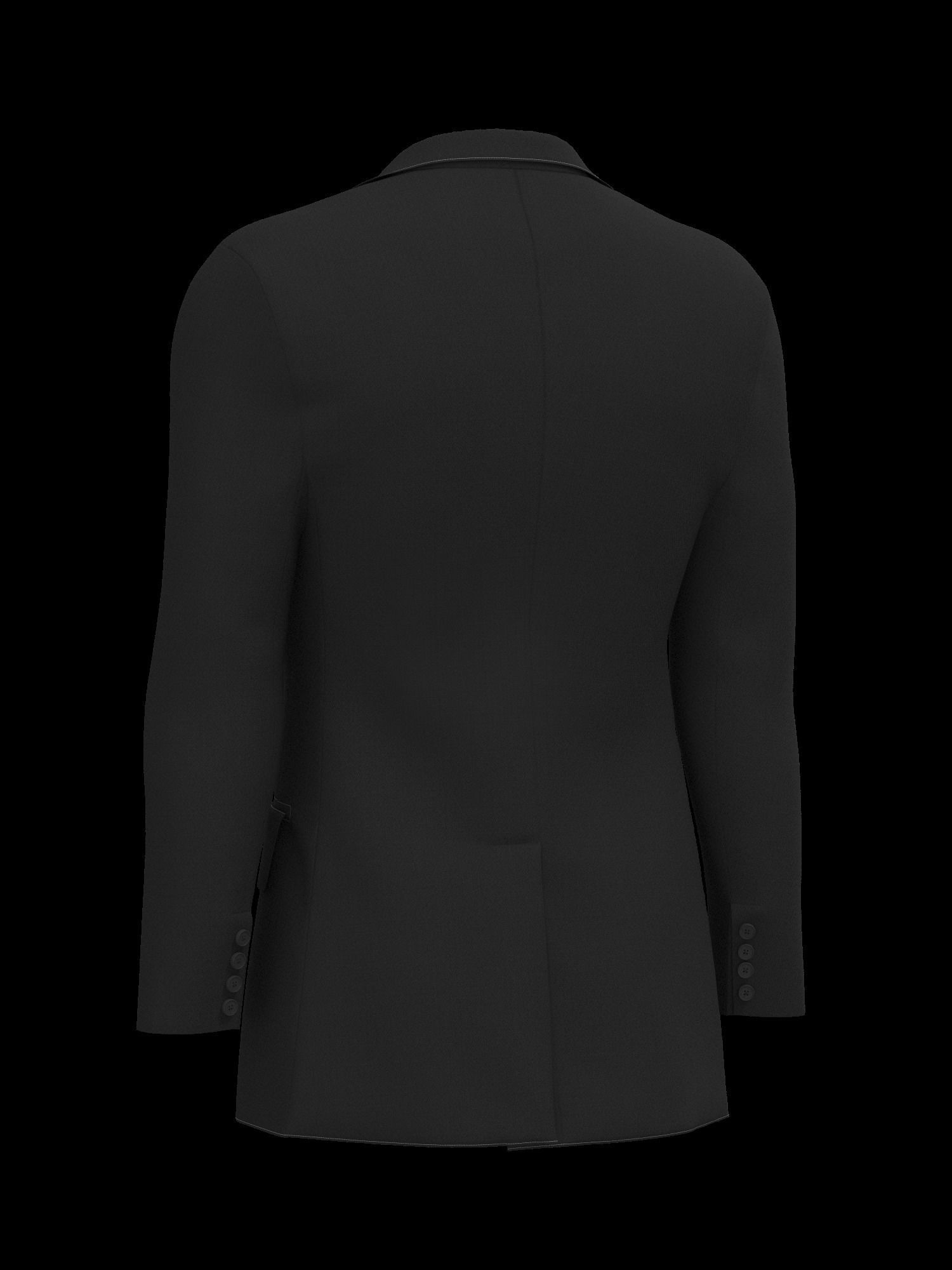 Male blazer jacket free 3D model animated rigged | CGTrader