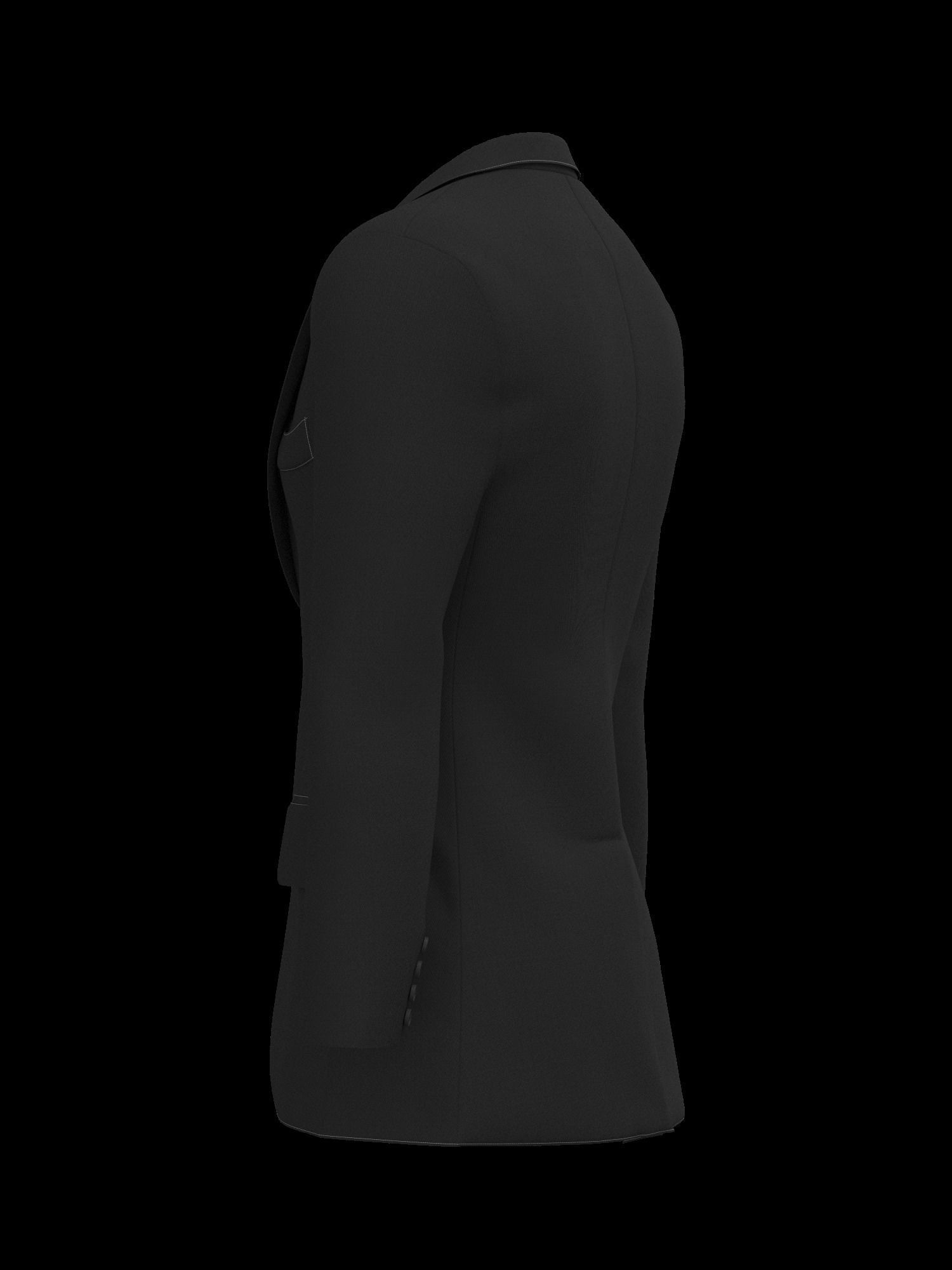 Male blazer jacket free 3D model animated rigged | CGTrader