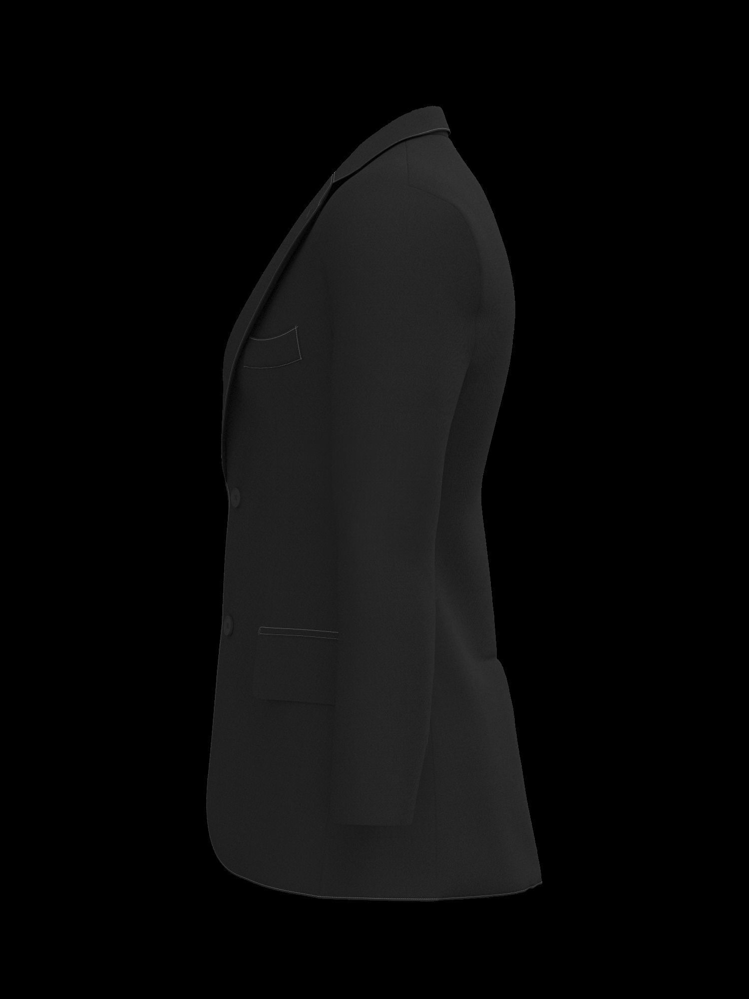 Male blazer jacket free 3D model animated rigged | CGTrader