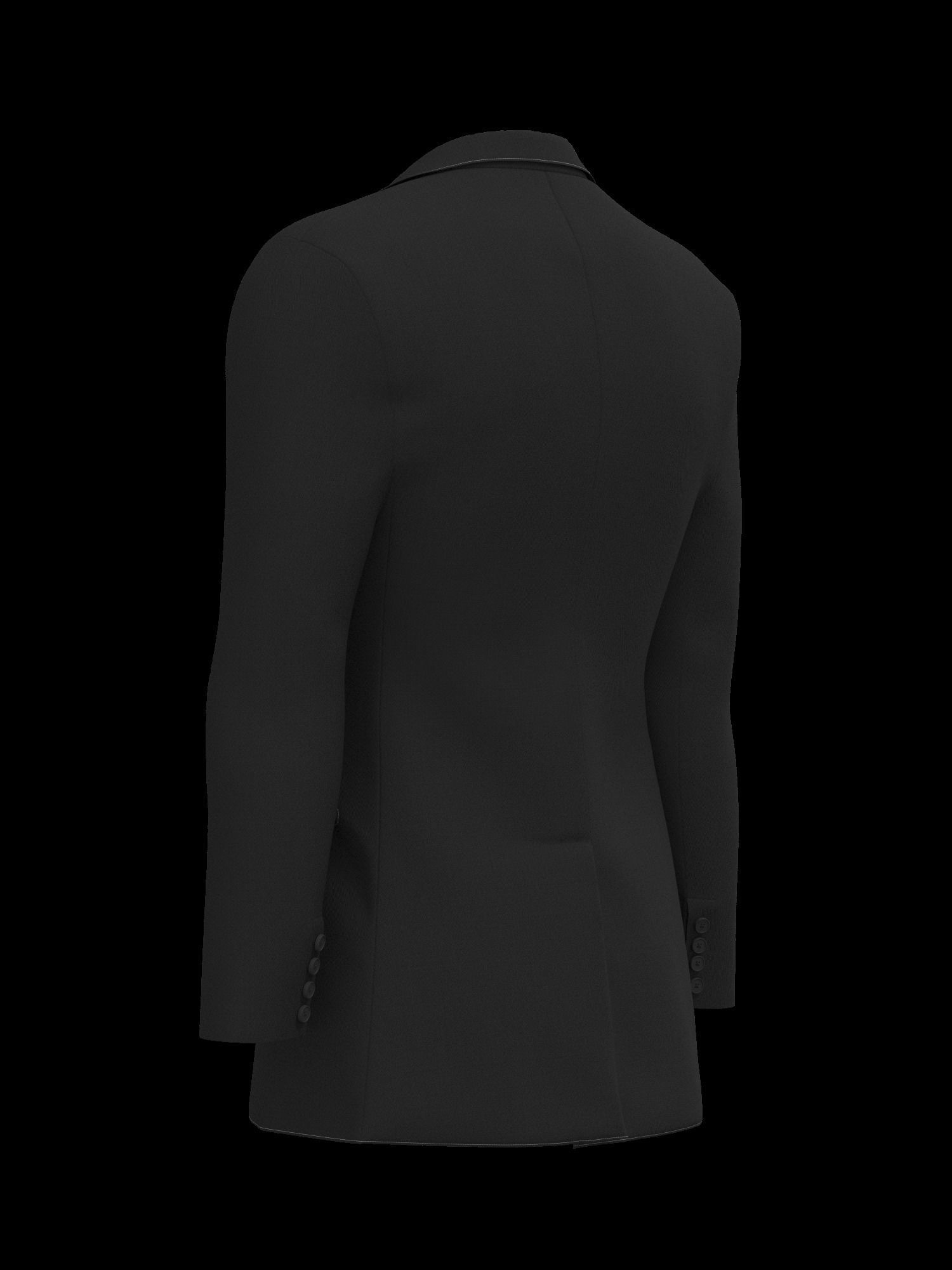 Male blazer jacket free 3D model animated rigged | CGTrader