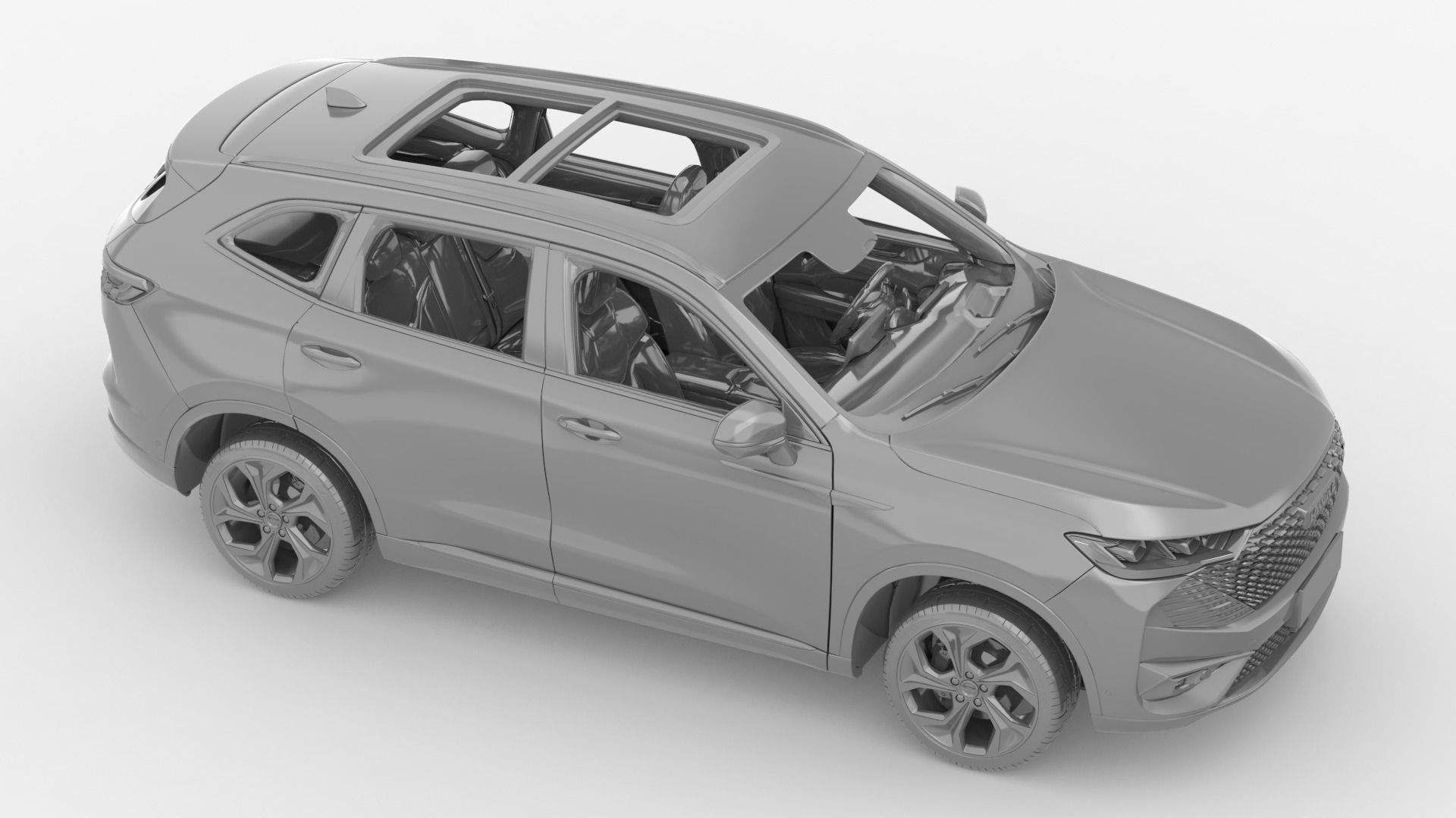 GWM HAVAL H6 2023 3D model | CGTrader