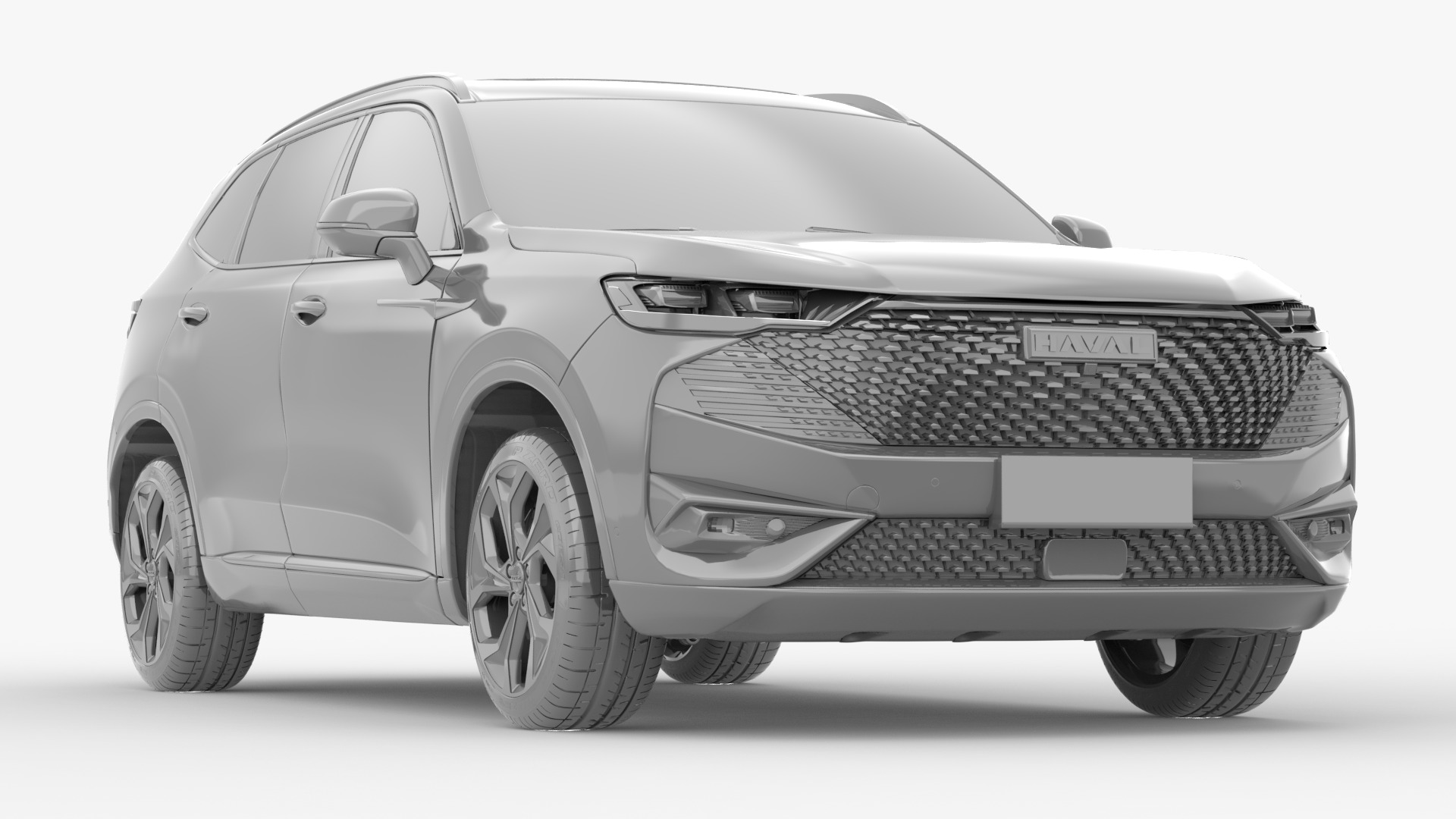 GWM HAVAL H6 2023 3D model | CGTrader