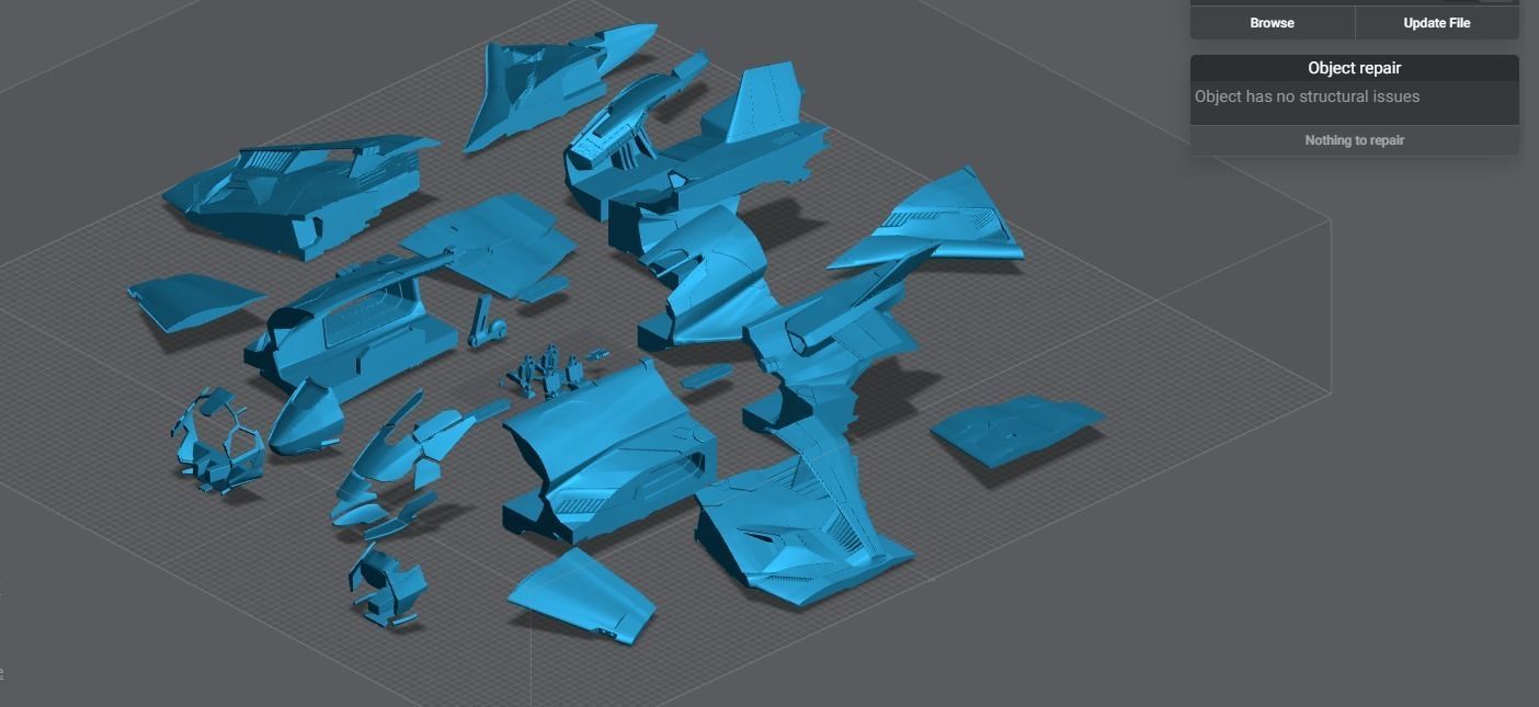 Avengers Quinjet Mk2 Scale model 3D model 3D printable | CGTrader