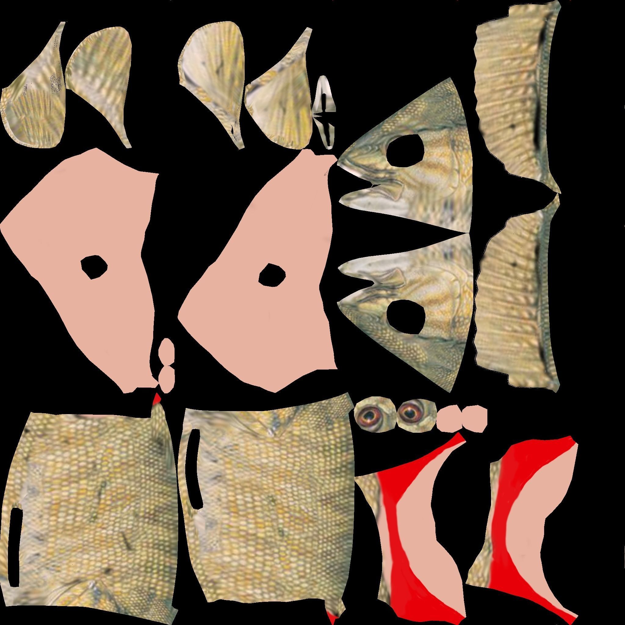 3D model Fish lady reverse mermaid VR / AR / low-poly | CGTrader