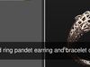 Bulk pack of leopard ring pandet earring and bracelet collection 3D ...