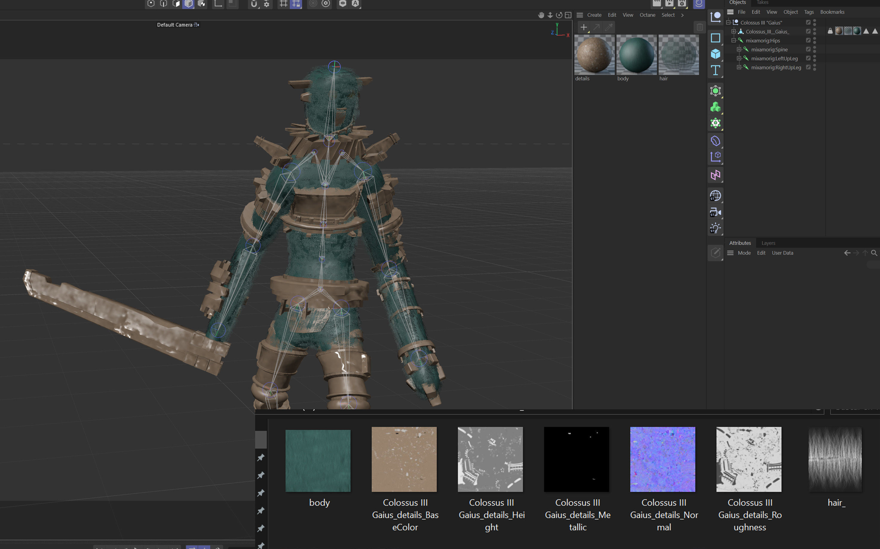 Colossus III Gaius 3D model animated rigged | CGTrader
